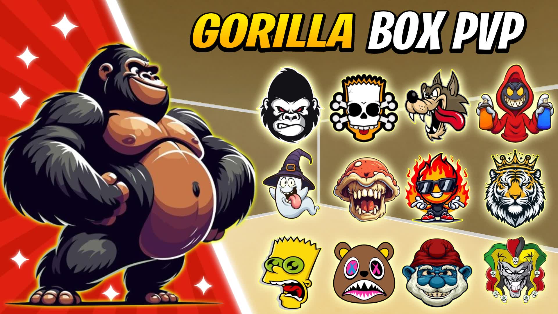 🦍 Gorilla Box PVP 📦 6566-3554-6439 by dantoy - Fortnite Creative Map Code - Fortnite.GG