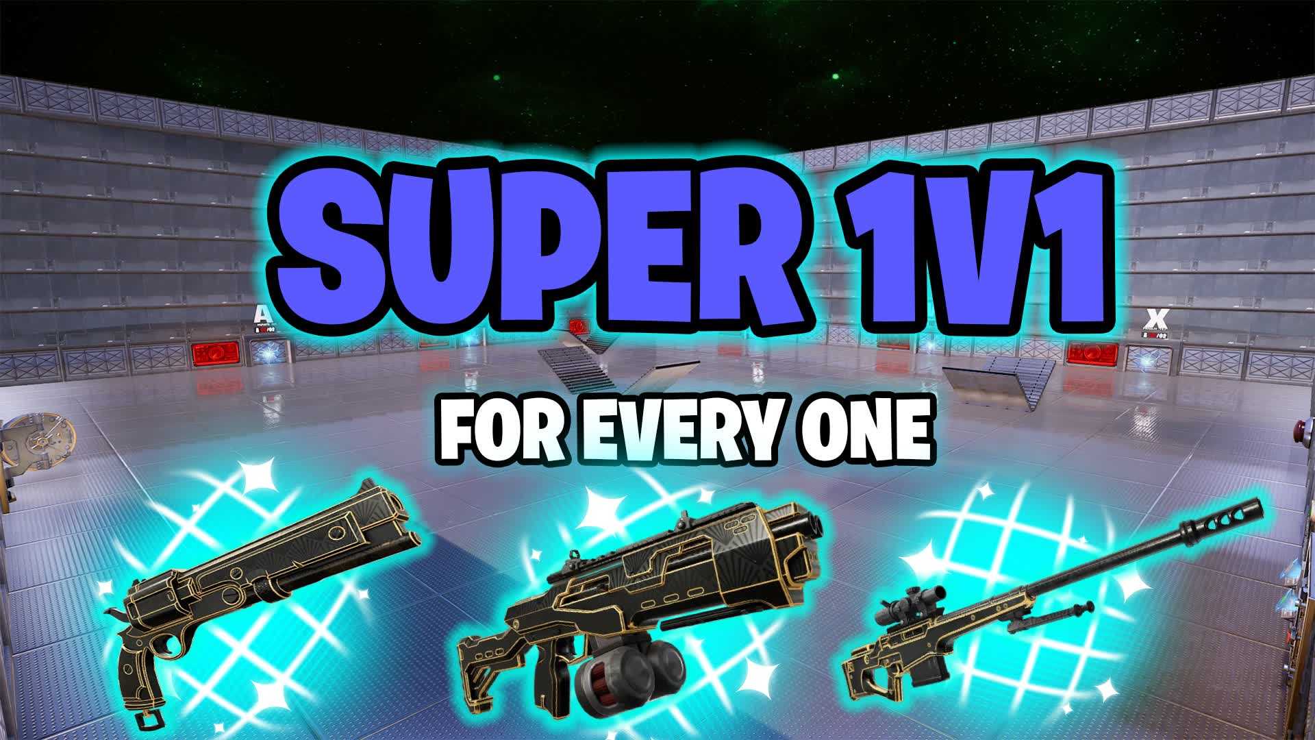 SUPER 1V1 FOR EVERY ONE 7688-1496-9902 by morfes - Fortnite Creative Map Code - Fortnite.GG