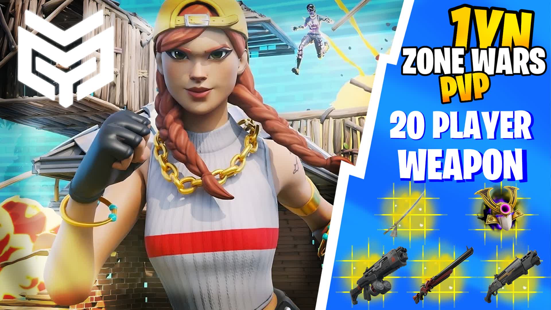 1YN 🔥 Zone Wars FFA☠️ [20 Players🌍] !! 9673-8543-2462 by 1yn - Fortnite