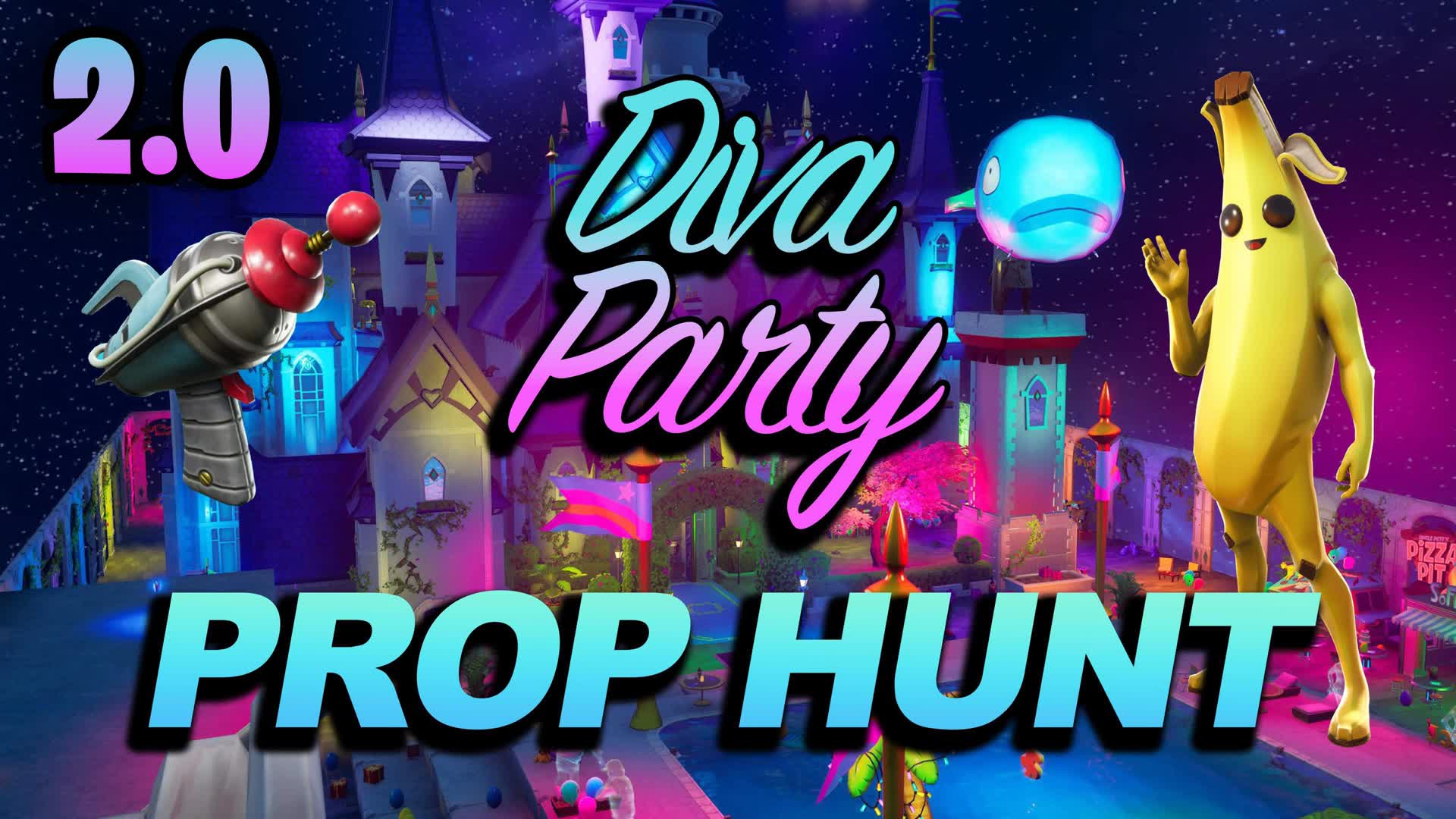 Diva Party Prop Hunt 2.0 9246-7829-5822 by g1dds - Fortnite