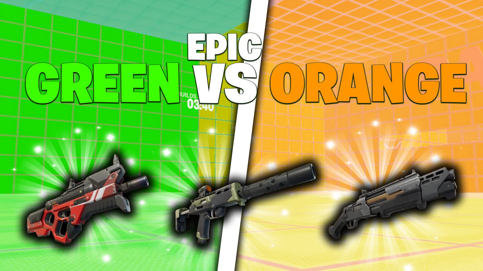 EPIC ORANGE VS GREEN🟢🟠 6938-7511-2829 by dombro - Fortnite