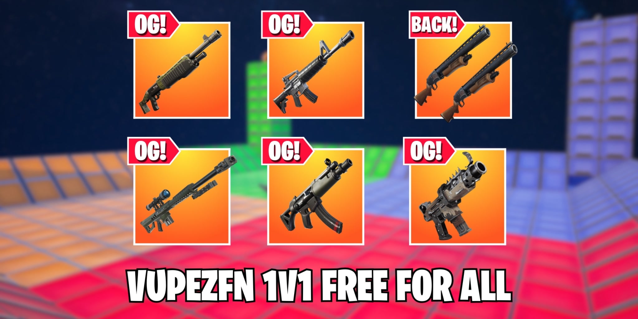 VupezFN 1v1 Free For All 3043-9043-0648 by vupez - Fortnite Creative ...