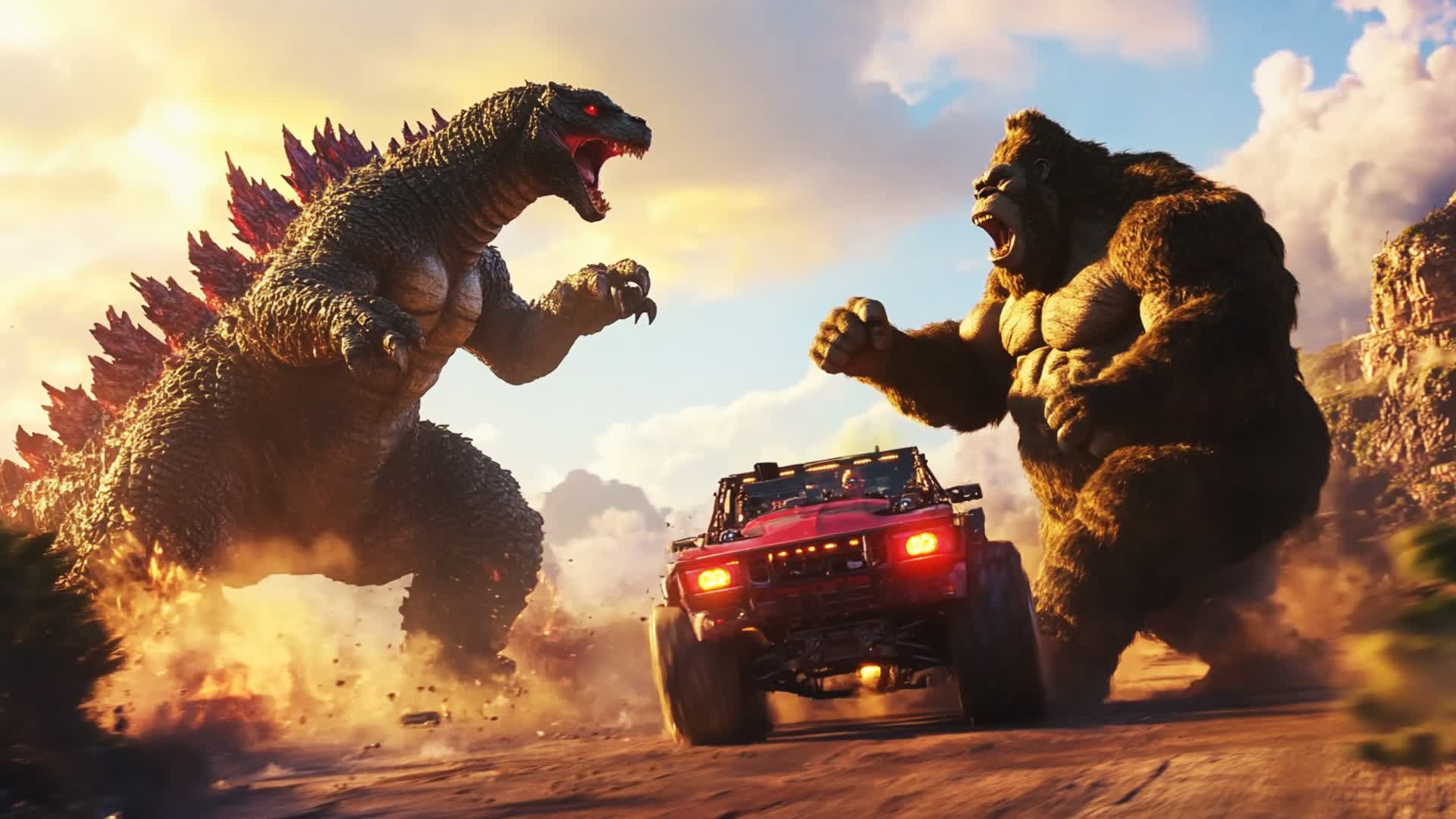 GODZILLA VS KONG - DRIVE (9246-6929-5974) by playmoremaps - Fortnite ...