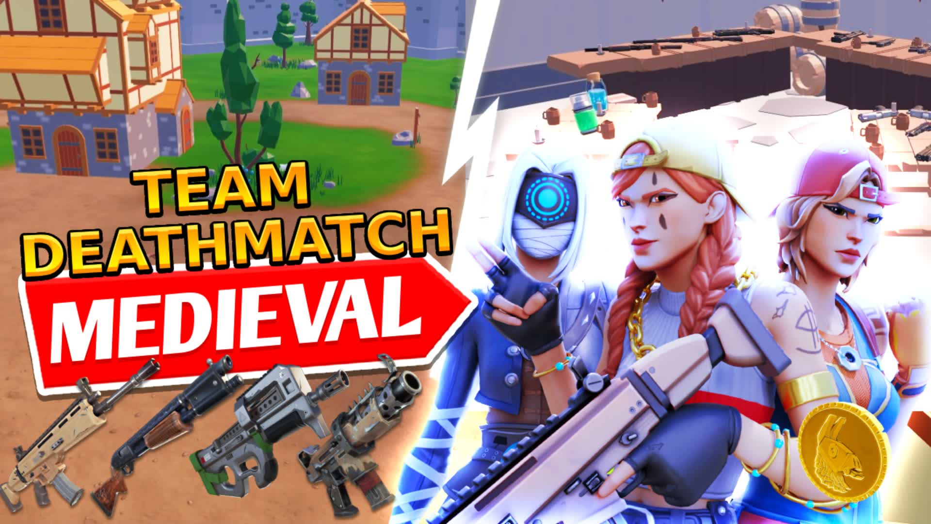 Medieval Team Deathmatch 0018-3749-0490 by honestbud - Fortnite.GG