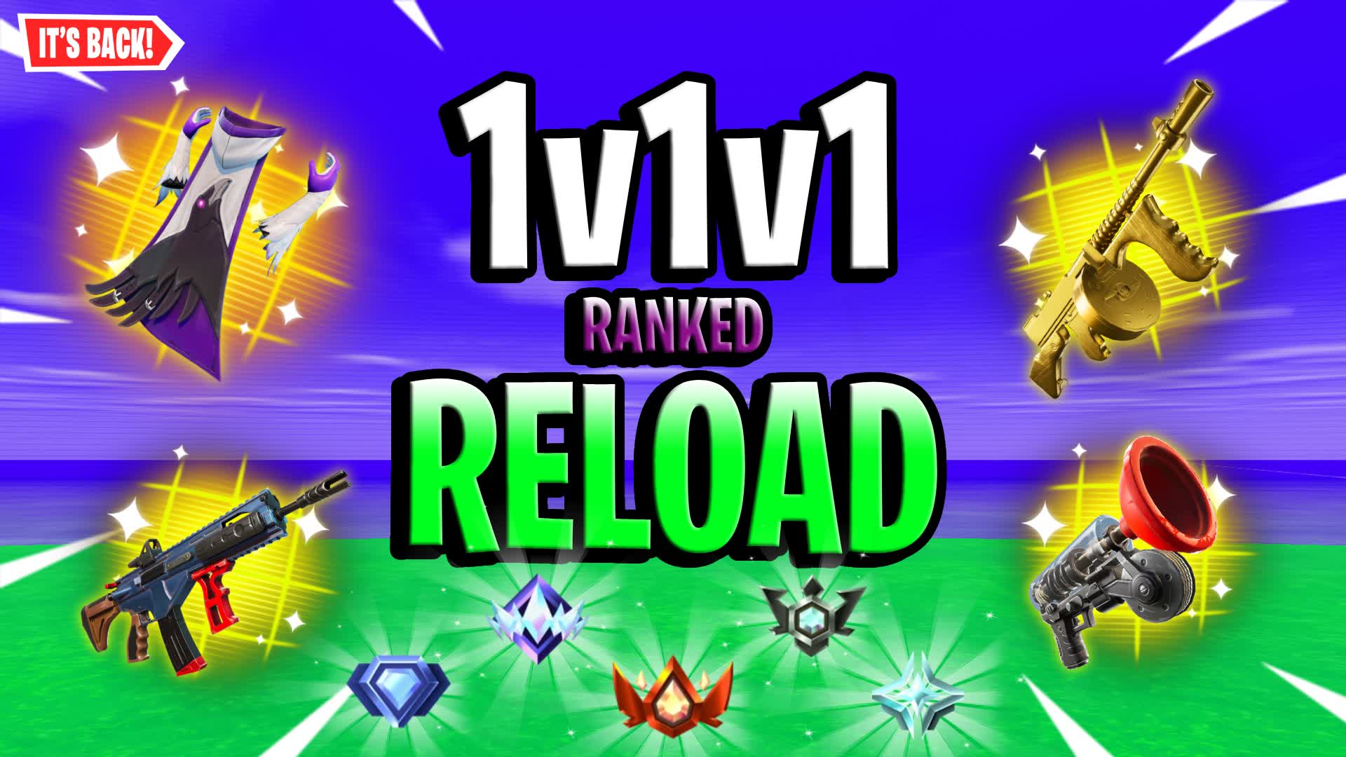 1v1v1 Ranked Reload All Weapons 4909-3221-3462 by skyt3rek - Fortnite Creative Map Code ...