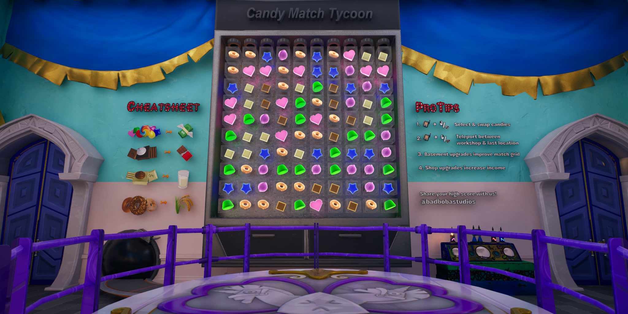 Candy Match Tycoon 🍭 1118-9736-6107 by badboba - Fortnite Creative Map ...