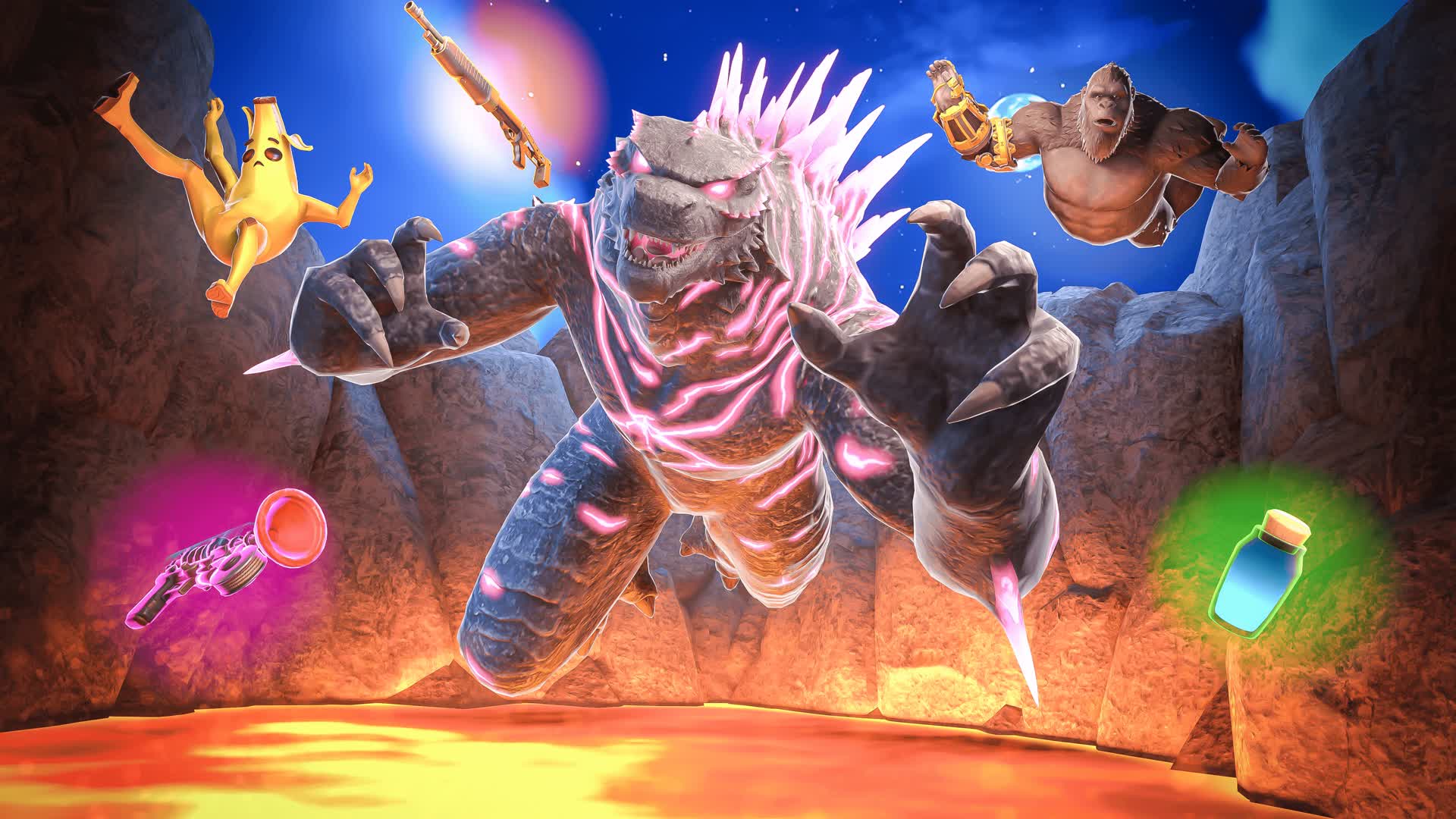 GODZILLA FFA 0128-7954-3677 by velja - Fortnite Creative Map Code ...