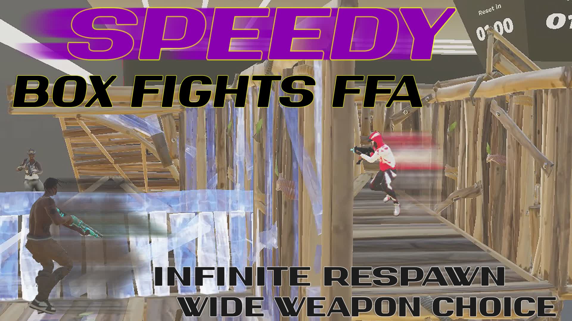 SPEEDY Box Fights FFA 7023-8731-1491 by gamercyful - Fortnite Creative Map Code - Fortnite.GG