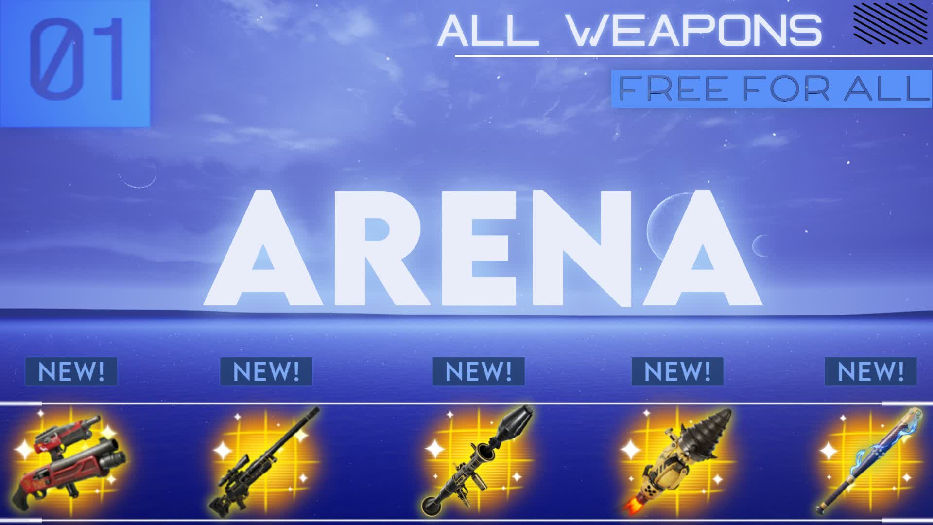 ARENA 01 [ALL WEAPONS] FFA 8303-9439-0813 by oldghost - Fortnite ...