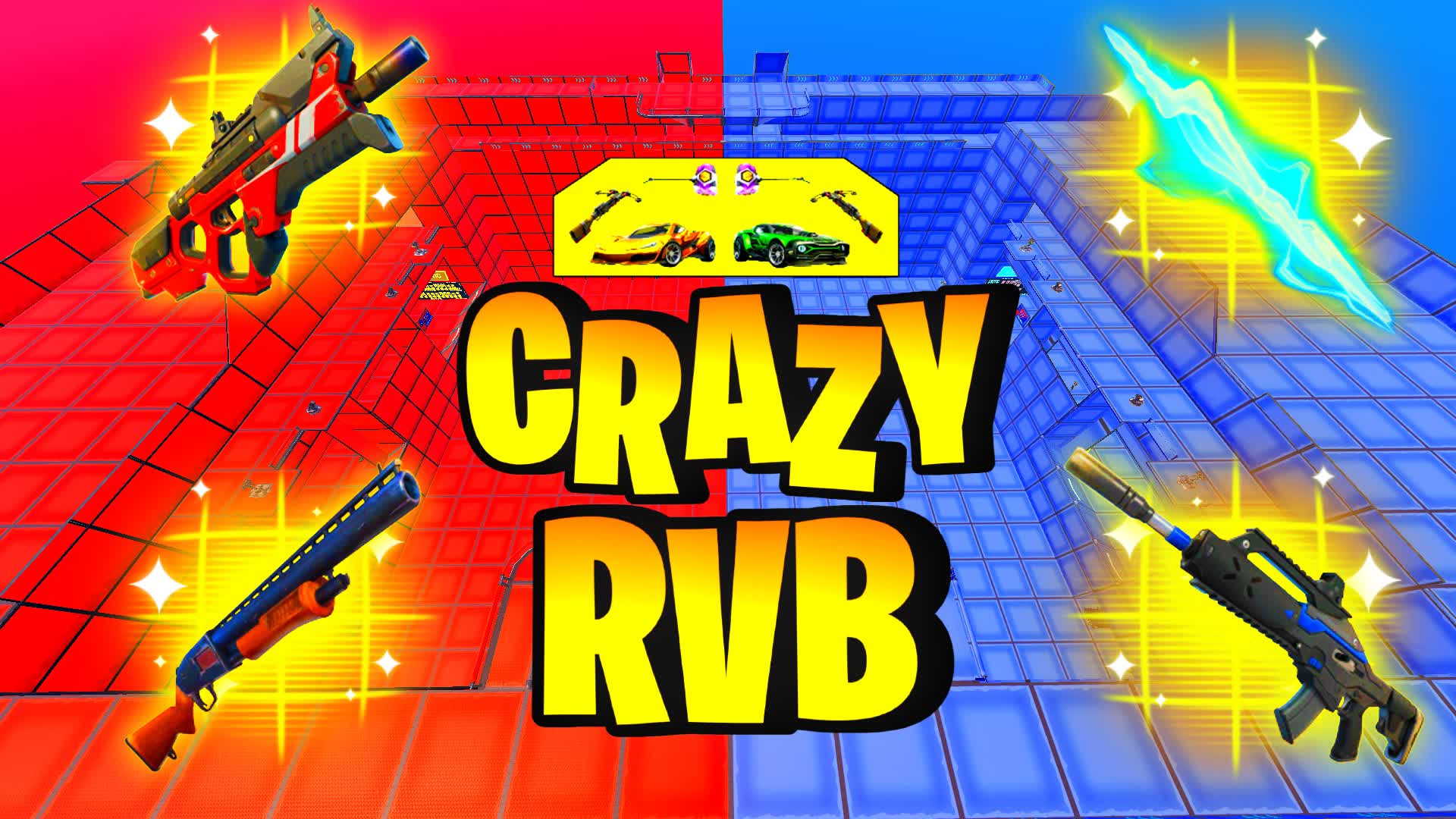 CRAZY RED VS BLUE 🤪 3247-4378-5238 by oshfn - Fortnite Creative Map Code - Fortnite.GG