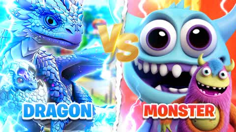 DRAGONS VS MONSTERS 🔵🔴 4848-5816-8999 by bml10 - Fortnite Creative Map ...