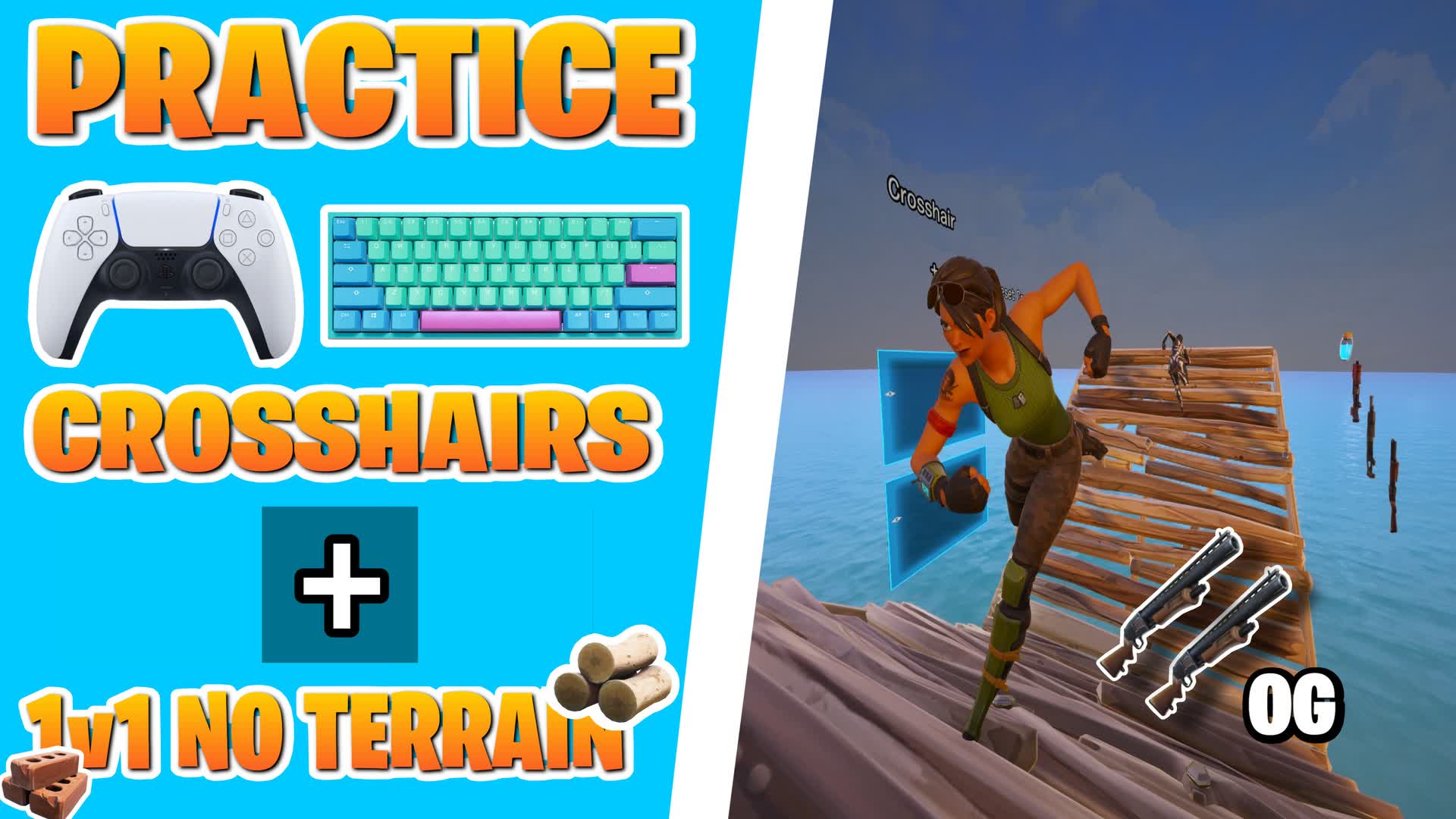 🤩 1v1 OG (Double Pump) 🤩 9749-0419-6858 by mizu3 - Fortnite Creative Map Code - Fortnite.GG