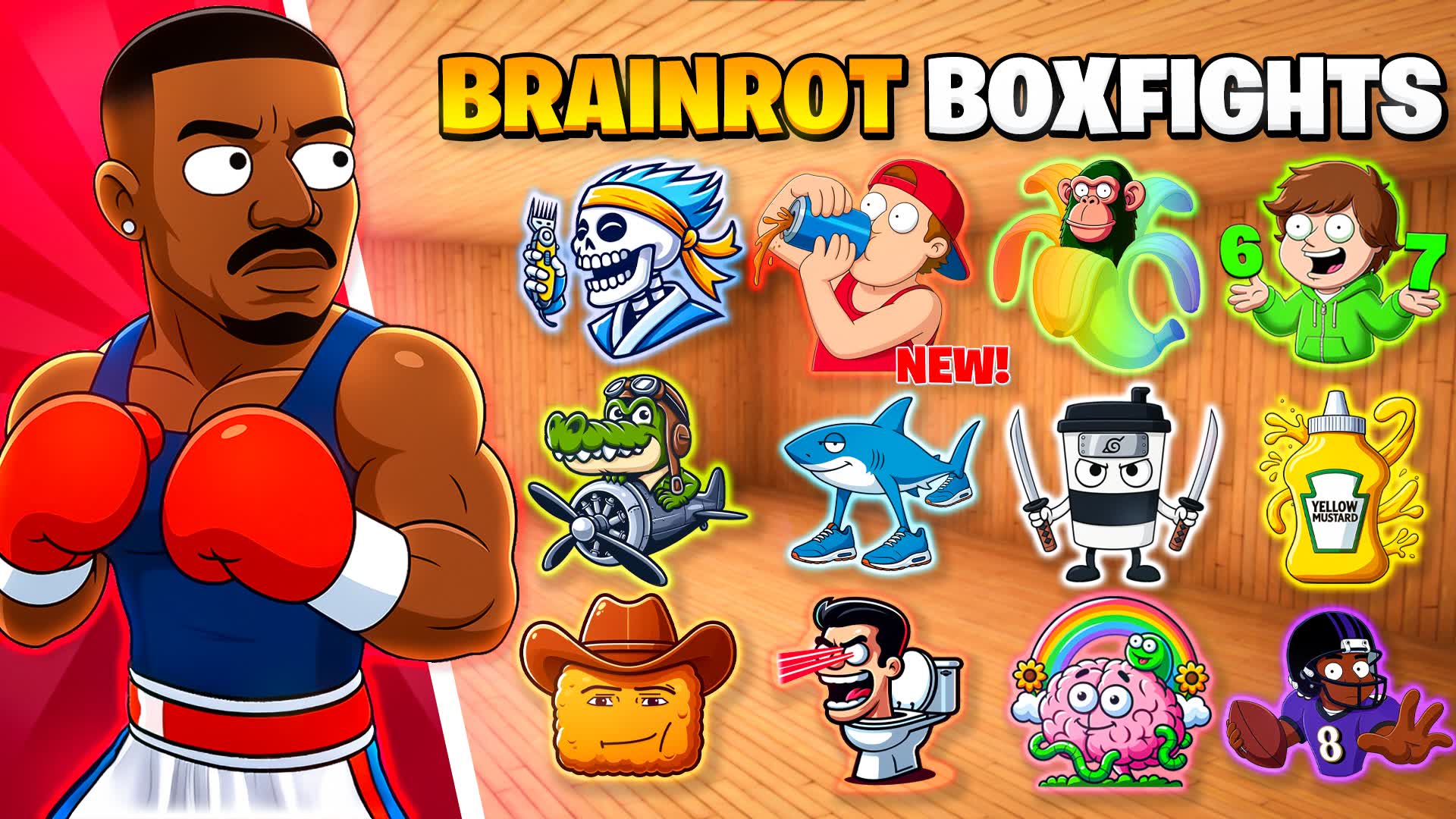 🧠 Brainrot Boxfights 📦 4274-1432-8830 by brainrots - Fortnite