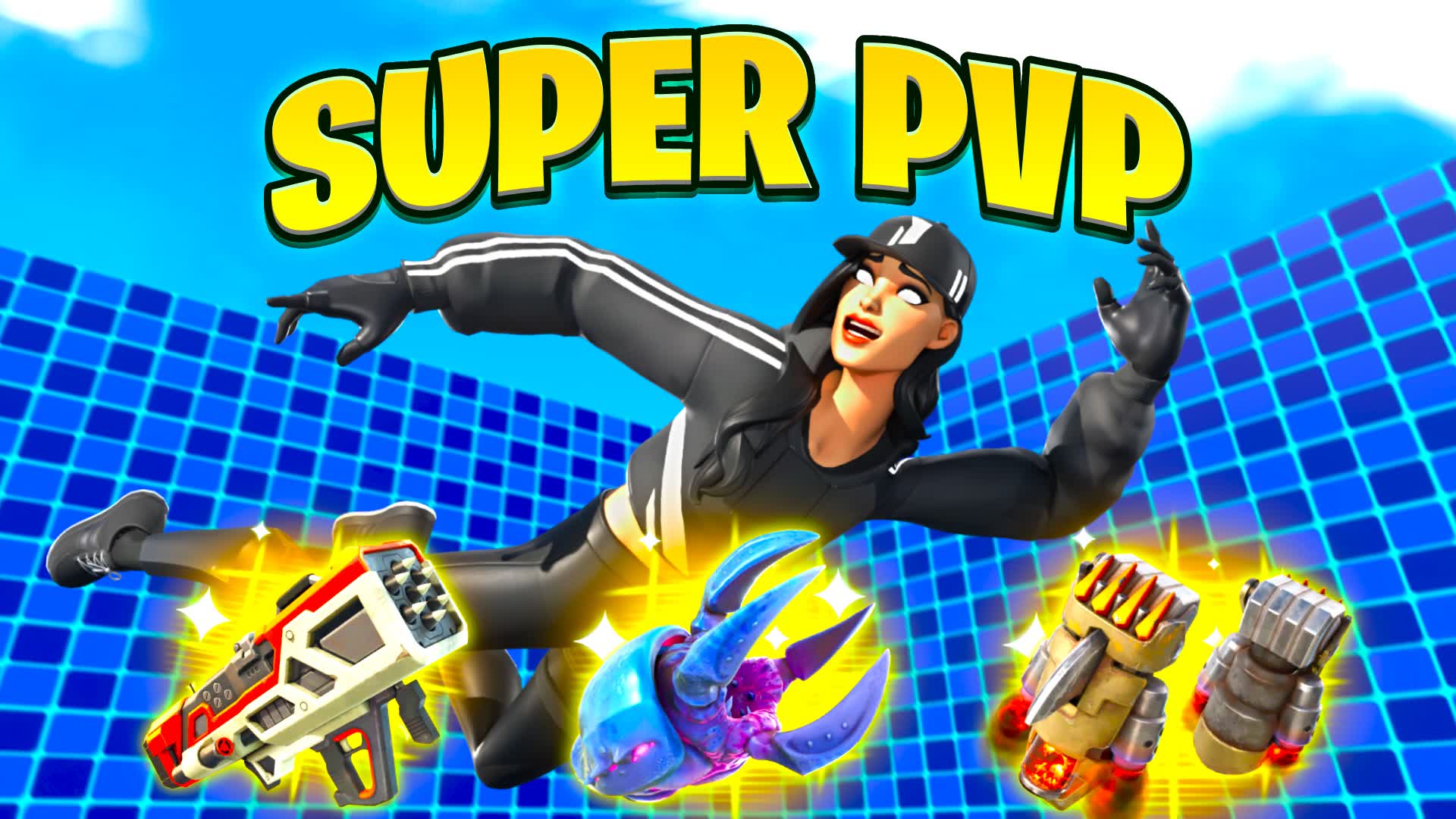 SUPER PVP - ALL WEAPONS & VEHICLES 7840-9405-3095 by fpstudios - Fortnite