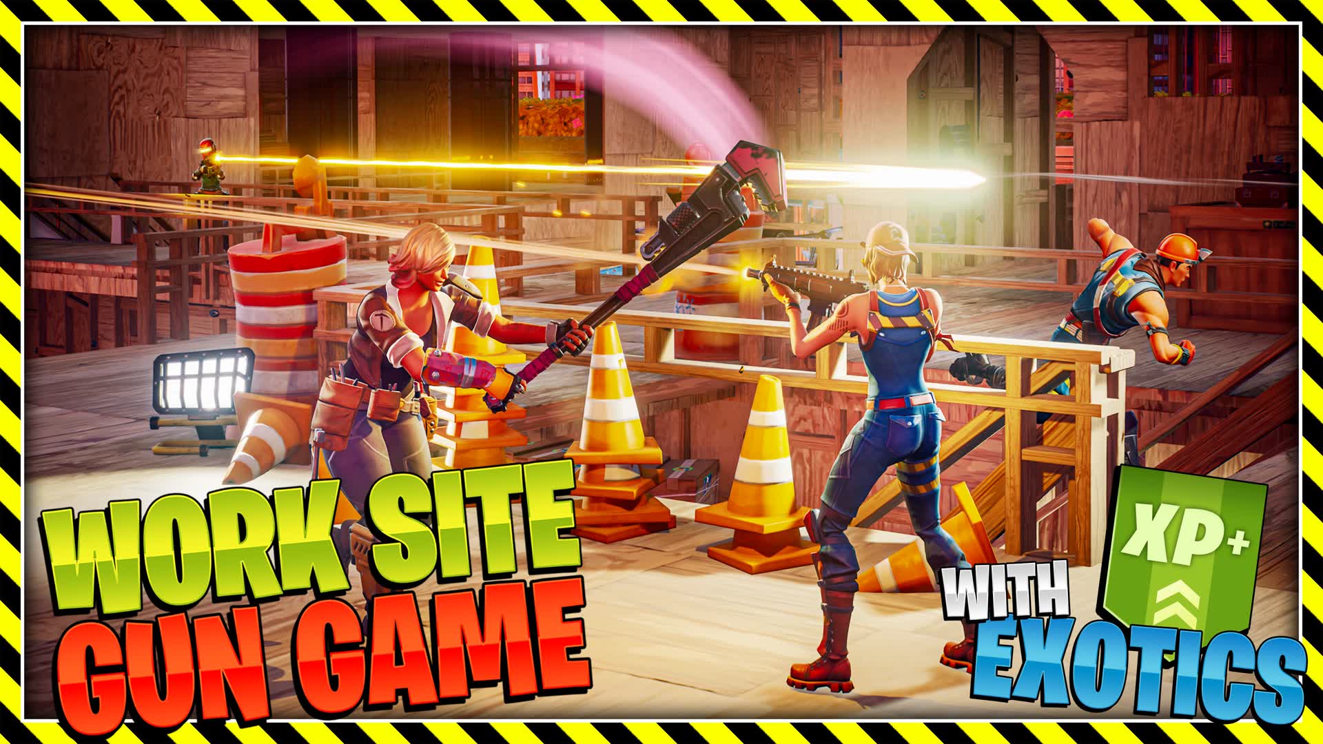Work Site: Gun Game 9135-5221-1861 by worrior54321 - Fortnite.GG