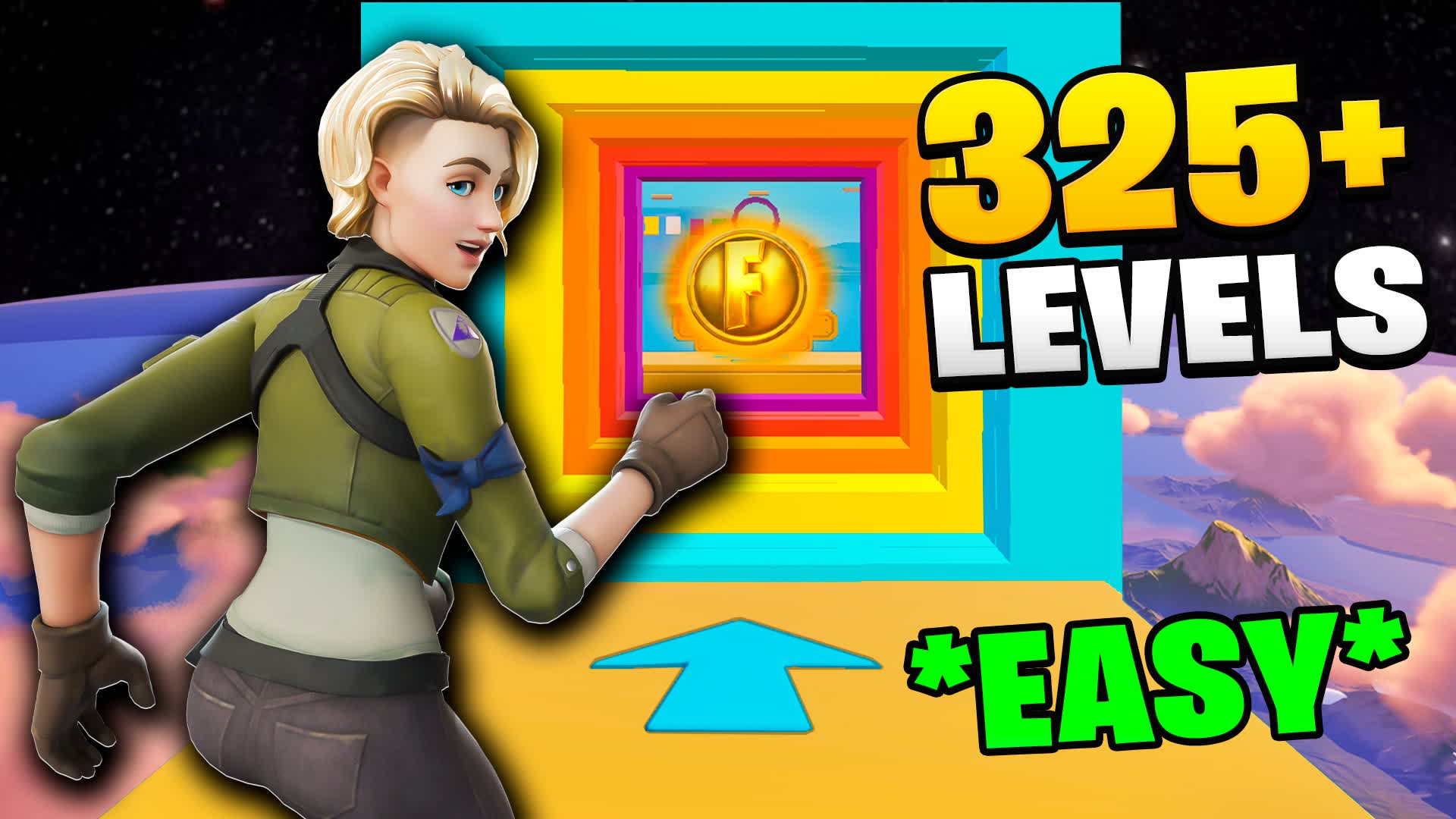 ⭐DEFAULT PARKOUR COURSE - OBBY 0185-4434-0791 by percy - Fortnite