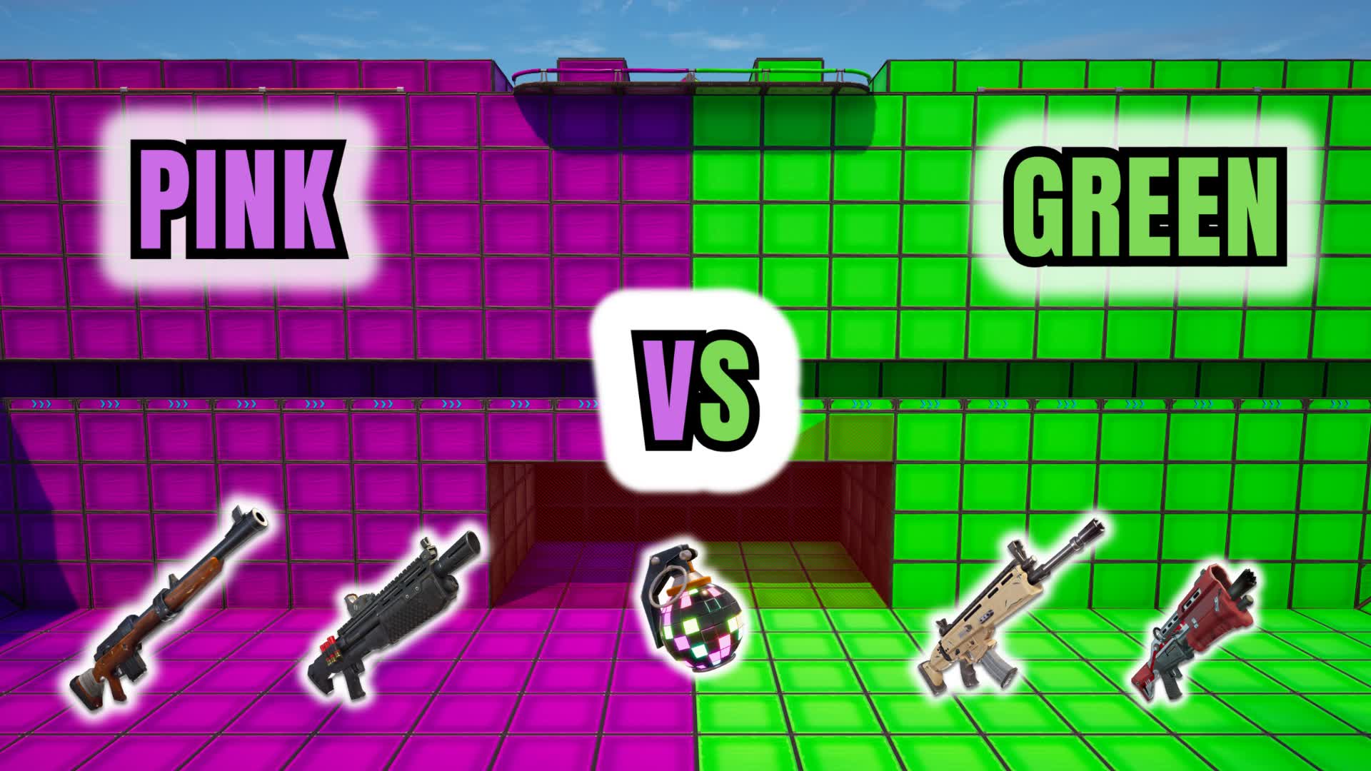 PINK VS GREEN 6401-4810-0439 من ابتكار ccs165 - Fortnite