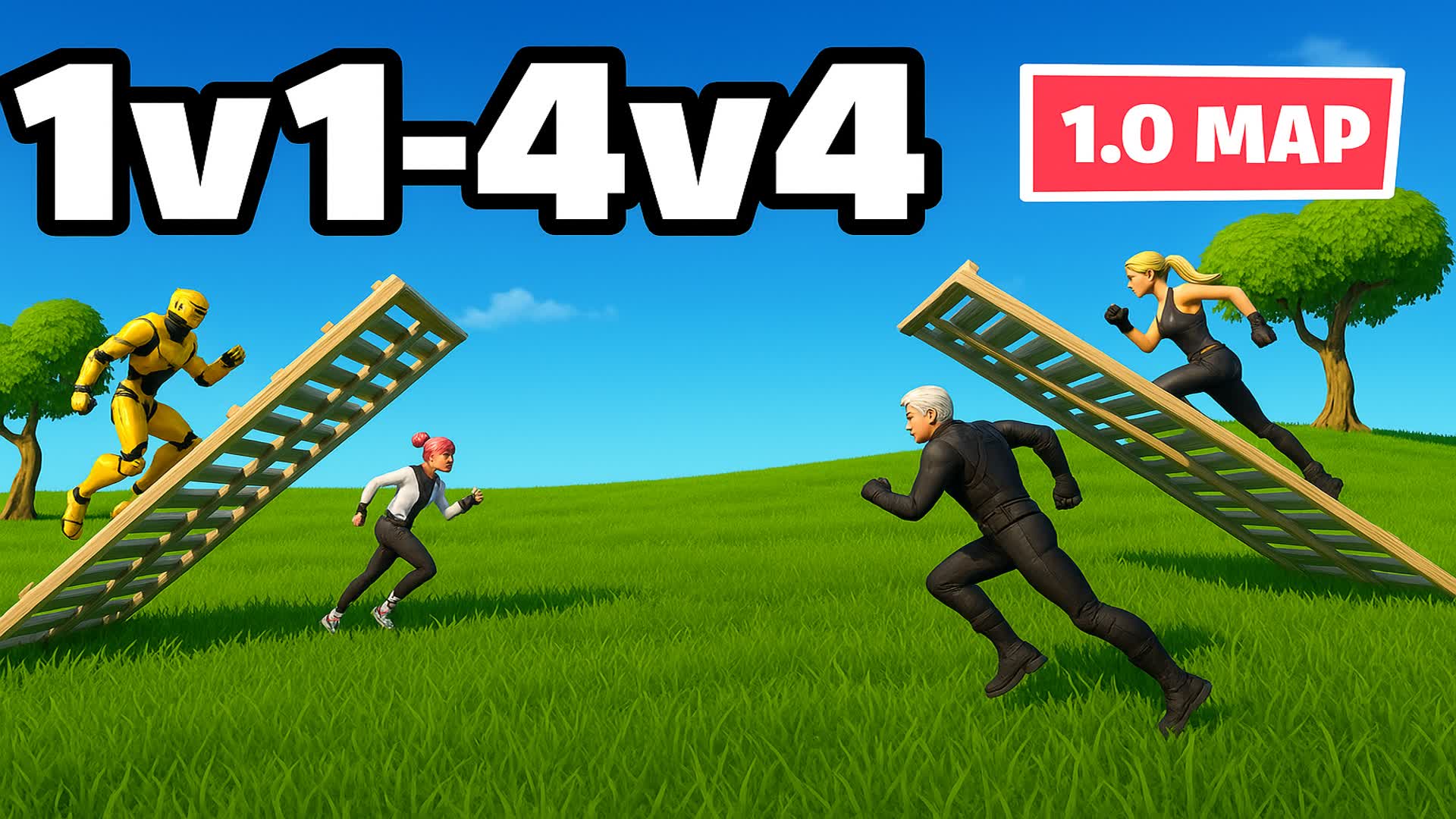 4v4 realistic Unique 3304-7179-5836 by 7sf - Fortnite