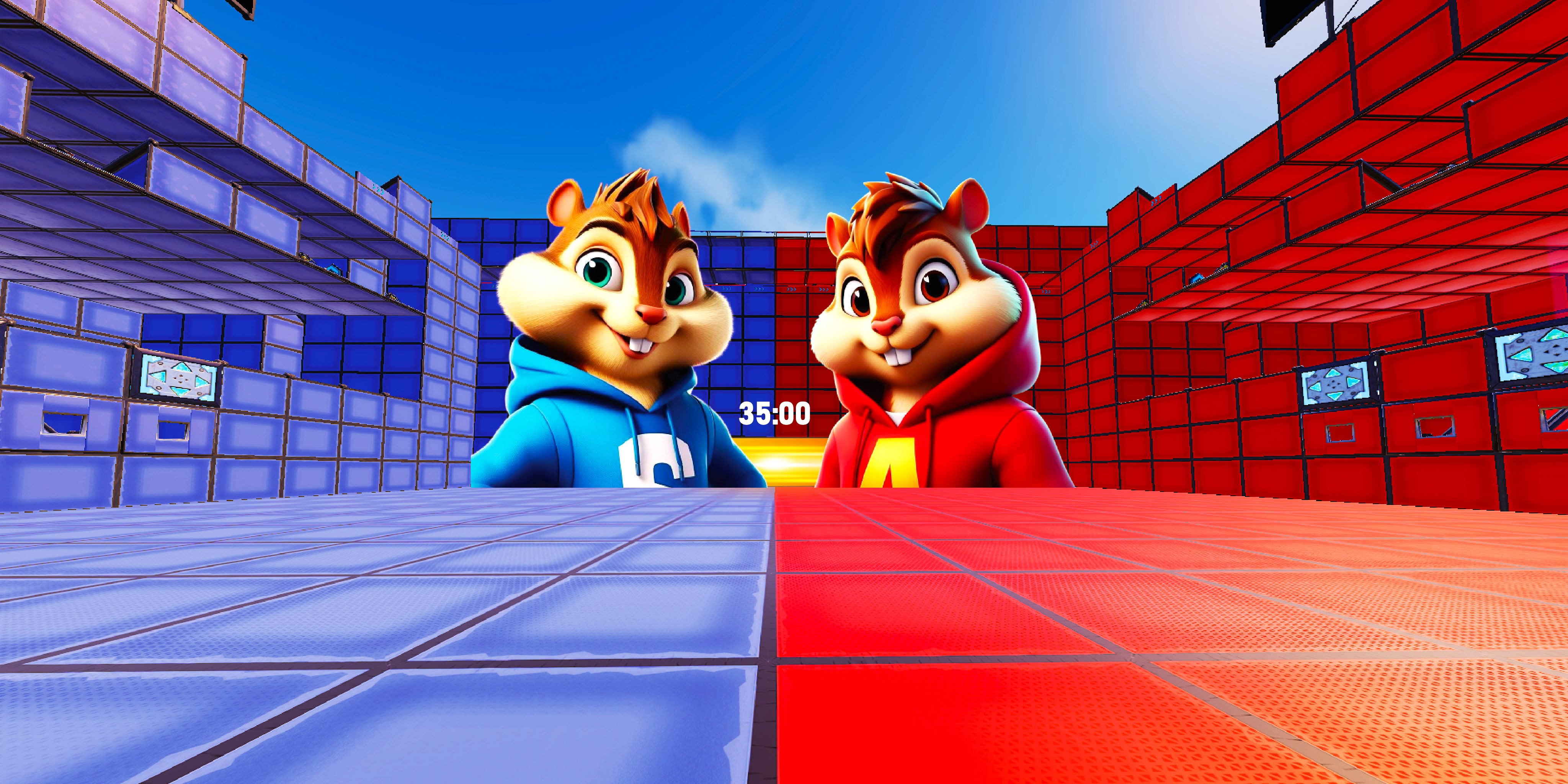 🔴ALVIN VS SIMON🔵 3893-3786-6606 by sert - Fortnite Creative Map Code ...