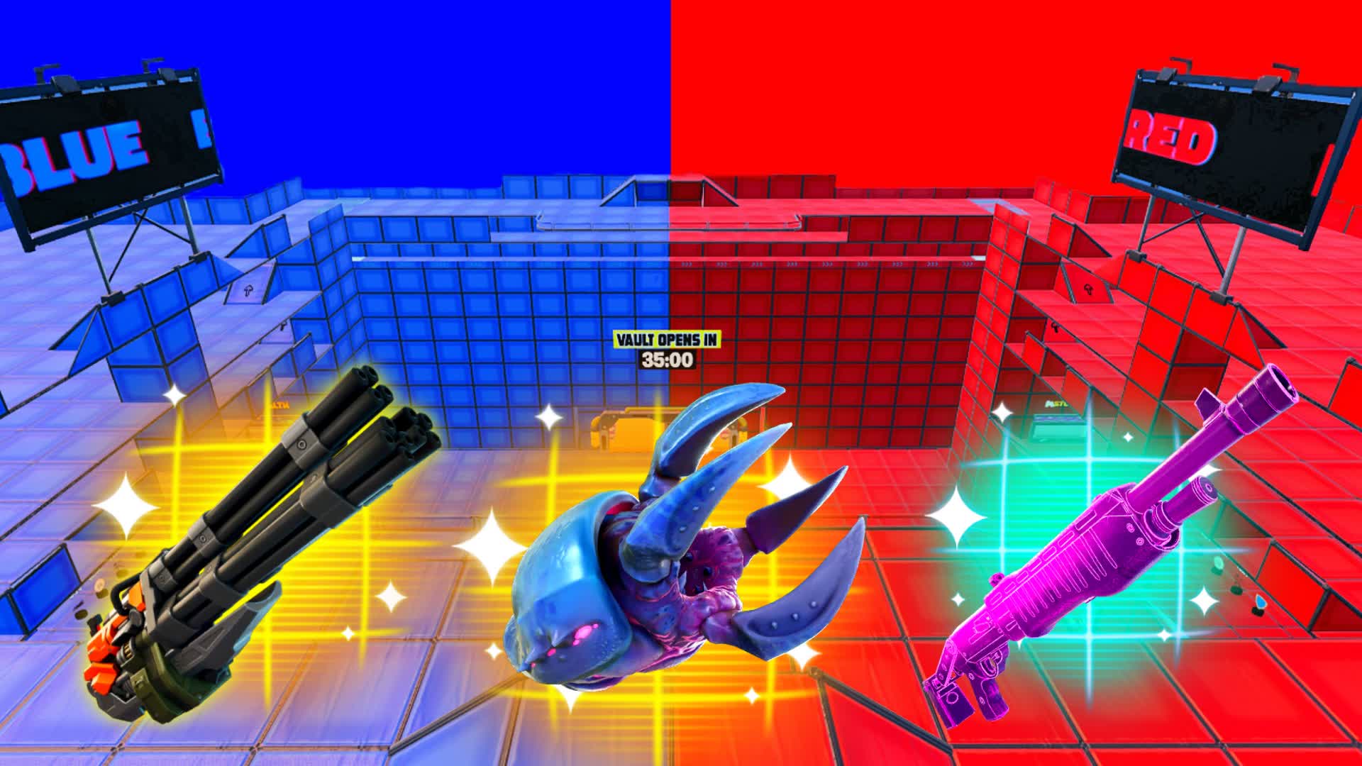 Vault Red vs Blue 🔴🔵 2633-1591-1617 by mochis - Fortnite Creative Map ...