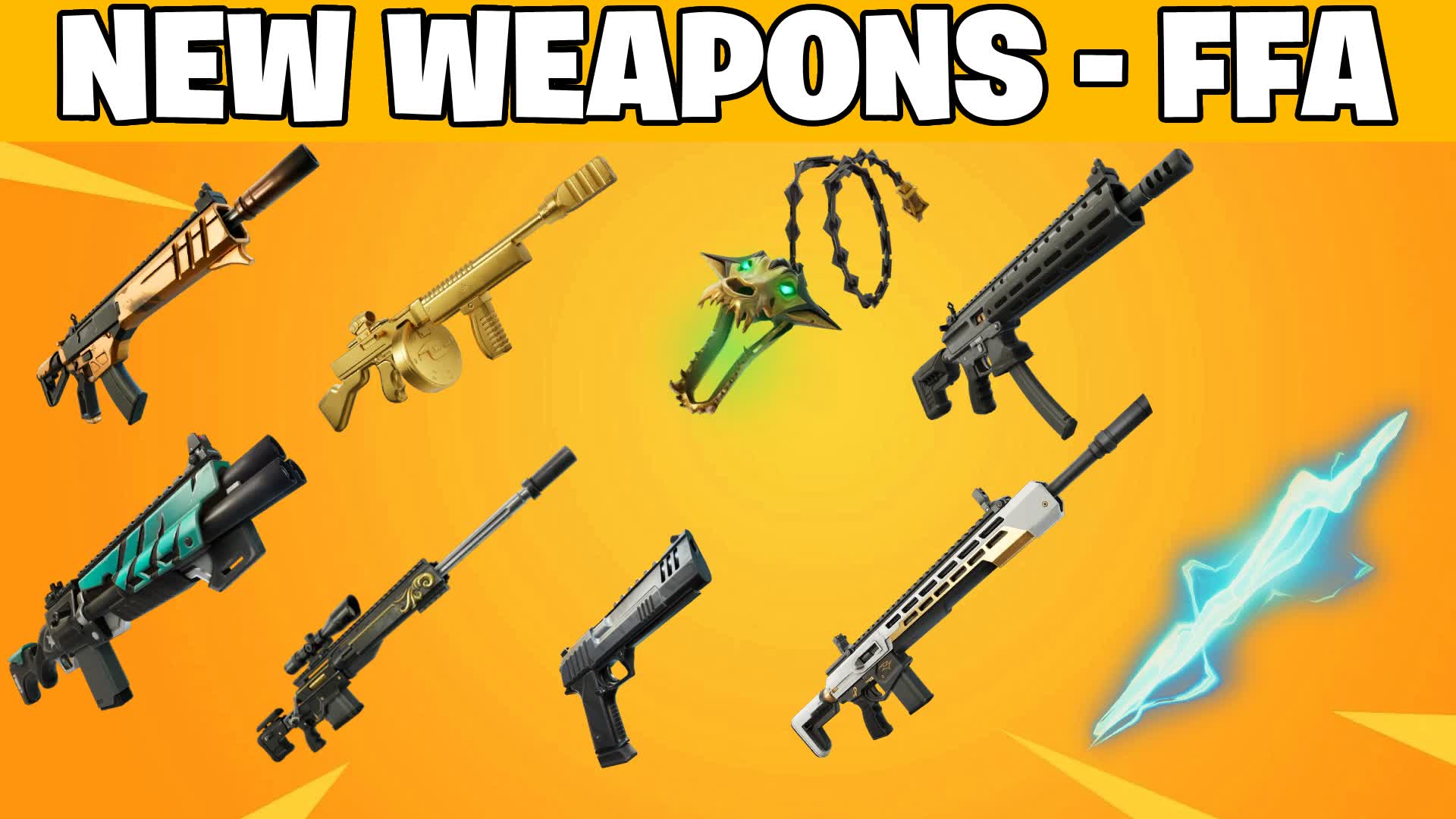 ALL WEAPONS - FFA 9485-8407-3011 by sonnie - Fortnite Creative Map Code - Fortnite.GG