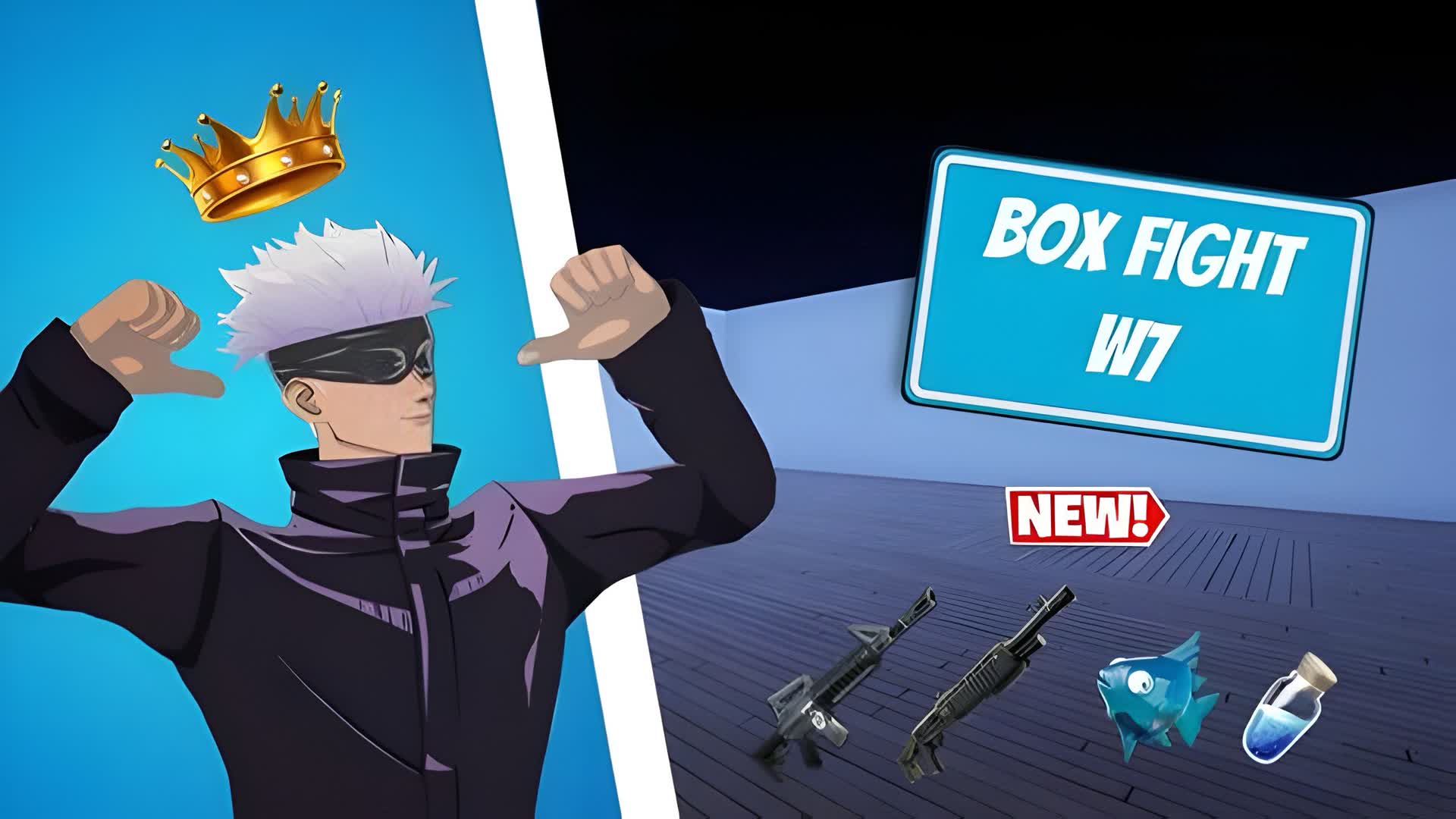 Box Fight w7 4485-1320-6996 by 24y - Fortnite Creative Map Code ...