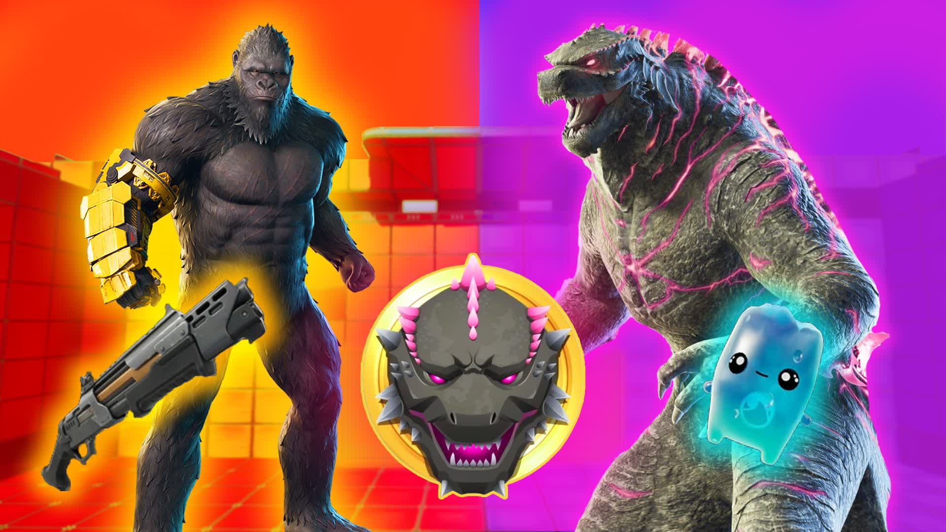 GODZILLA VS KONG RED VS BLUE 3693-7743-3375 by alvareztt - Fortnite ...