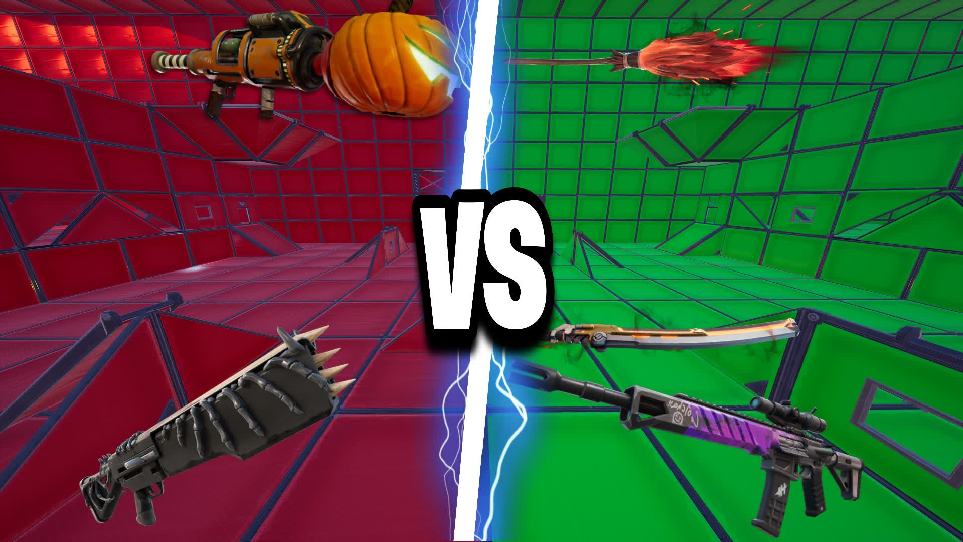 💚GREEN VS RED ️ | HEROES 5800-9681-9196 by ogamer - Fortnite Creative ...