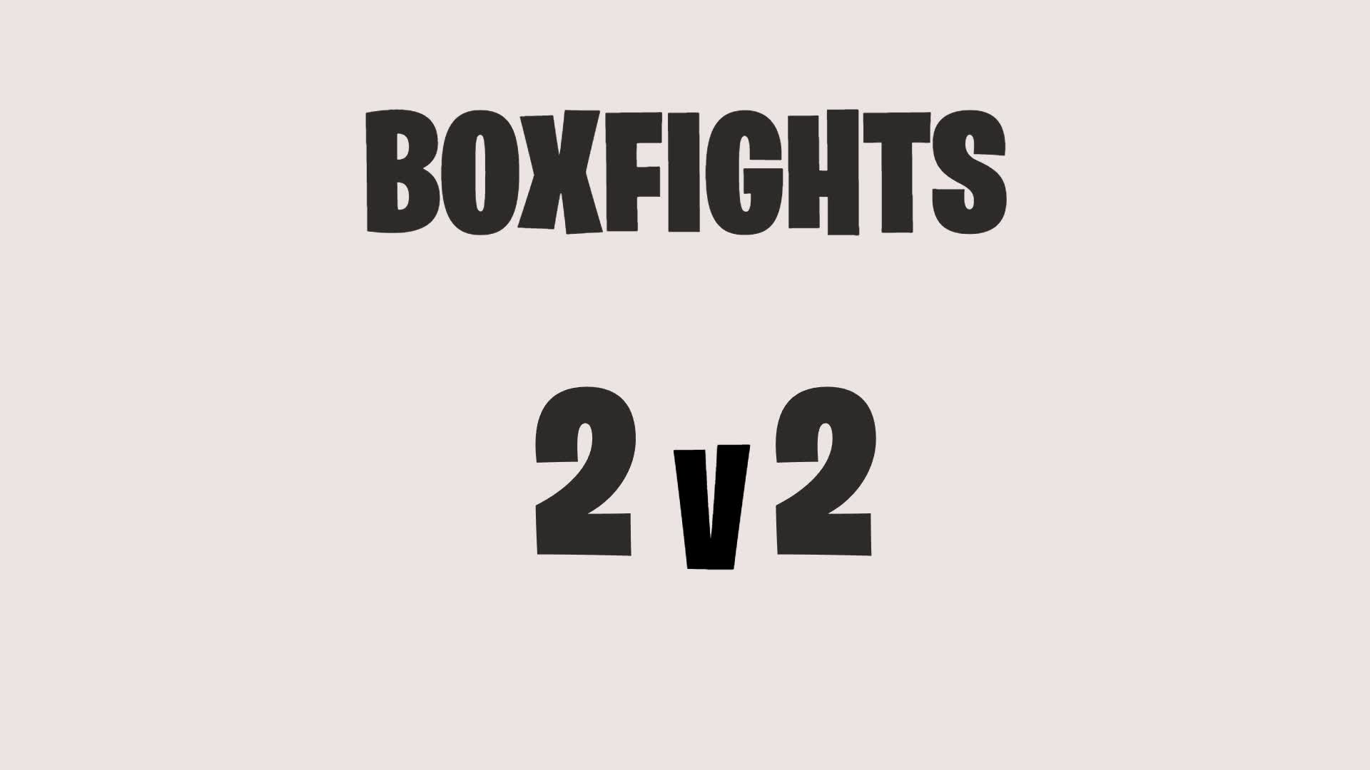 First Person Boxfights 2v2 7296 3174 5979 By Redfox Fortnite Creative Map Code Fortnitegg