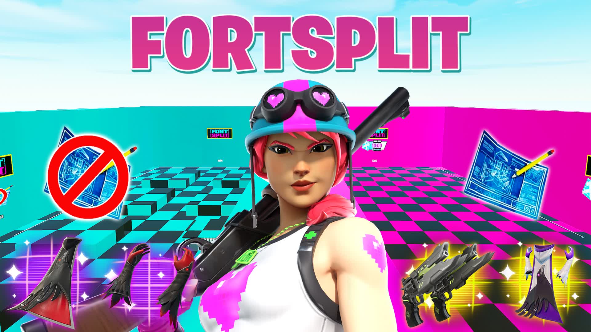 THE FORT SPLIT 4194-9391-3997 by hitmancobra - Fortnite Creative Map ...
