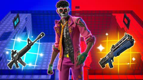 CRAZY RED VS BLUE 🔴🔵HUGE 9679-9613-8956 by billlmap - Fortnite