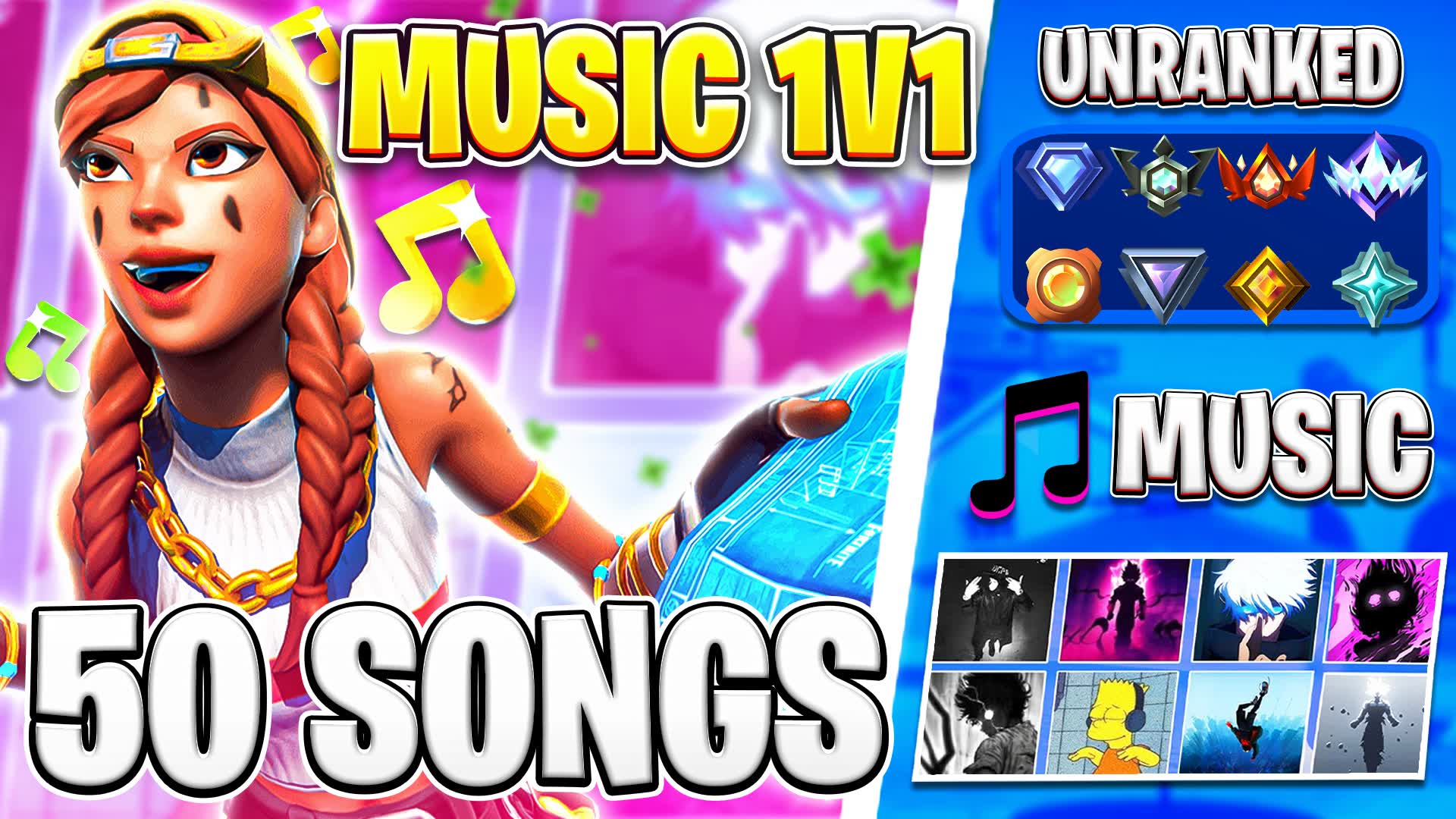 🏆1V1 RANKED MUSIC🎵[50+ SONGS] 4130-1499-2549 by bichette - Fortnite ...