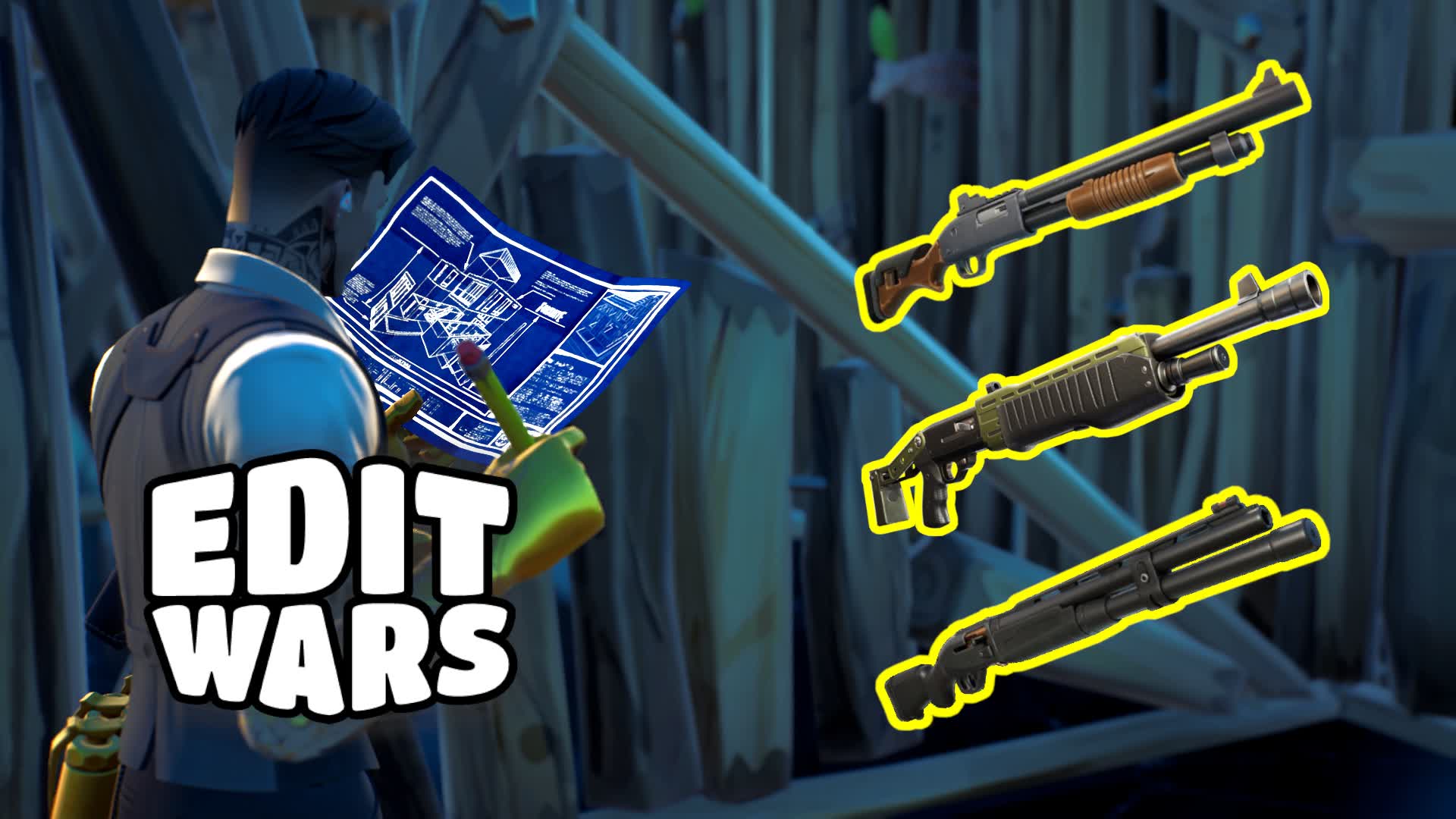 Edit Wars (Only Shotgun) 2853-0023-2198 by lowkj - Fortnite Creative ...