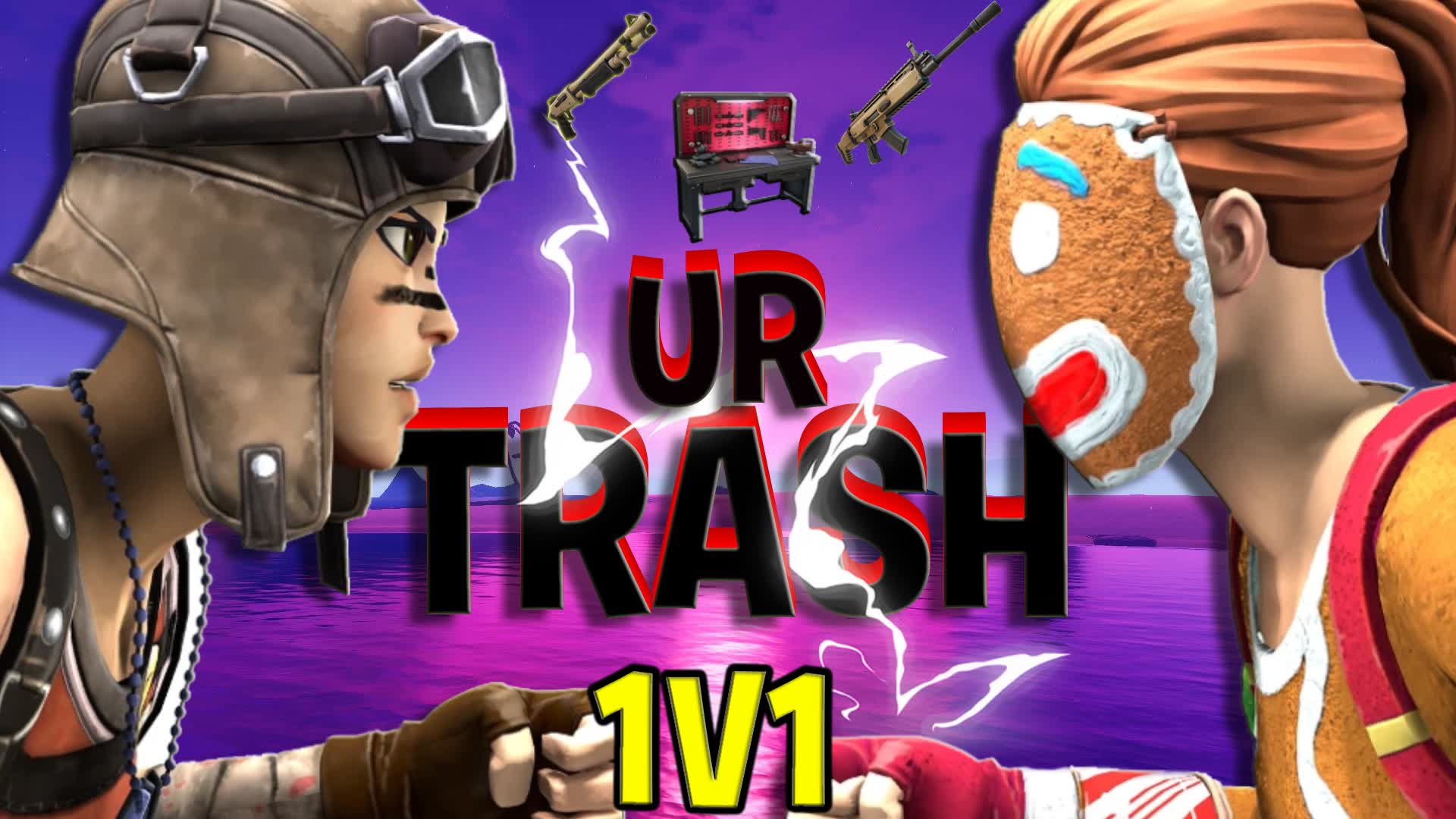 UR TRASH (1V1) 2999-4074-3222 by cottoo - Fortnite Creative Map Code - Fortnite.GG