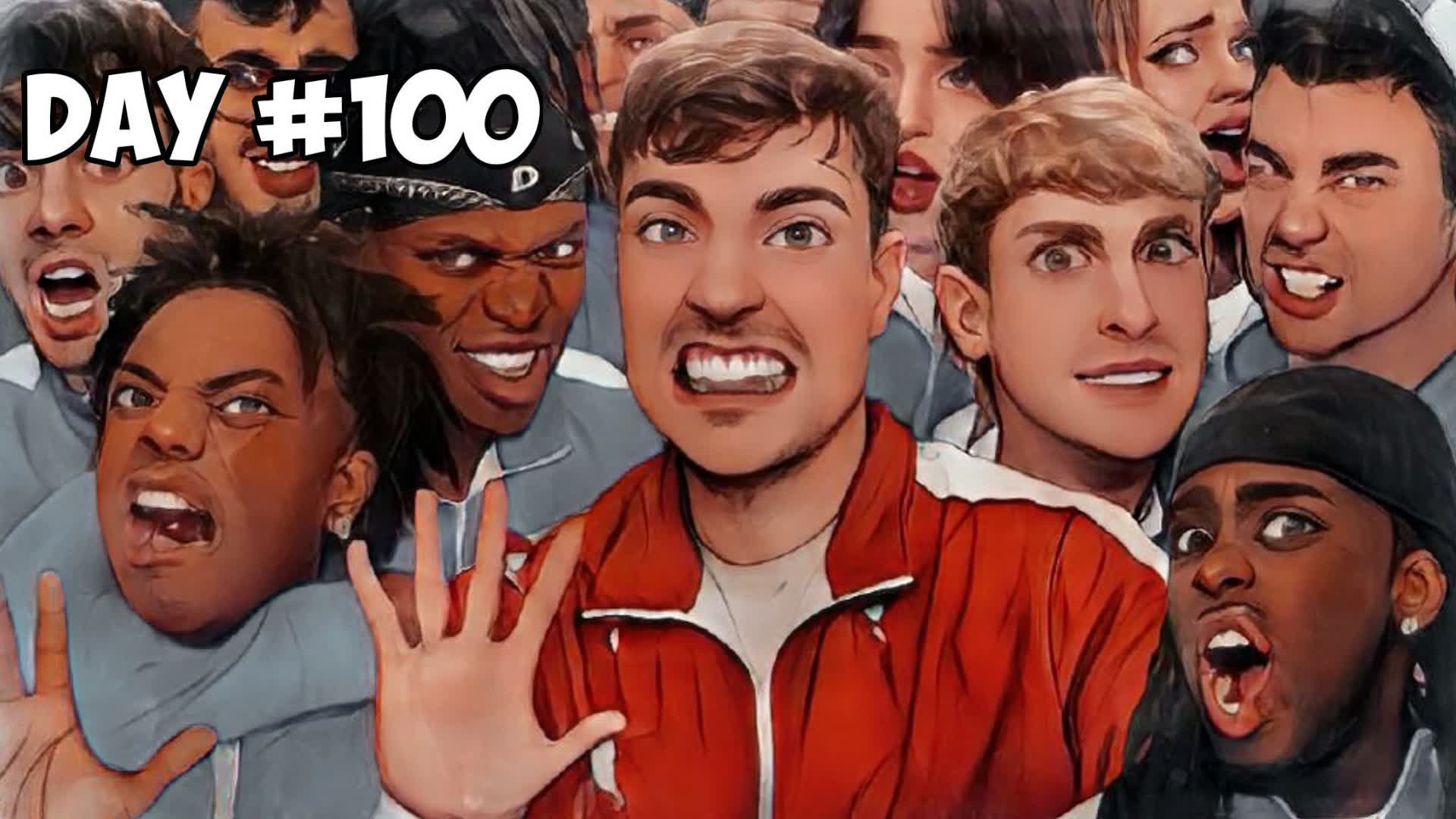 50 YouTubers Fight for $1,000,000 0310-7993-2837 by kd83 - フォートナイト