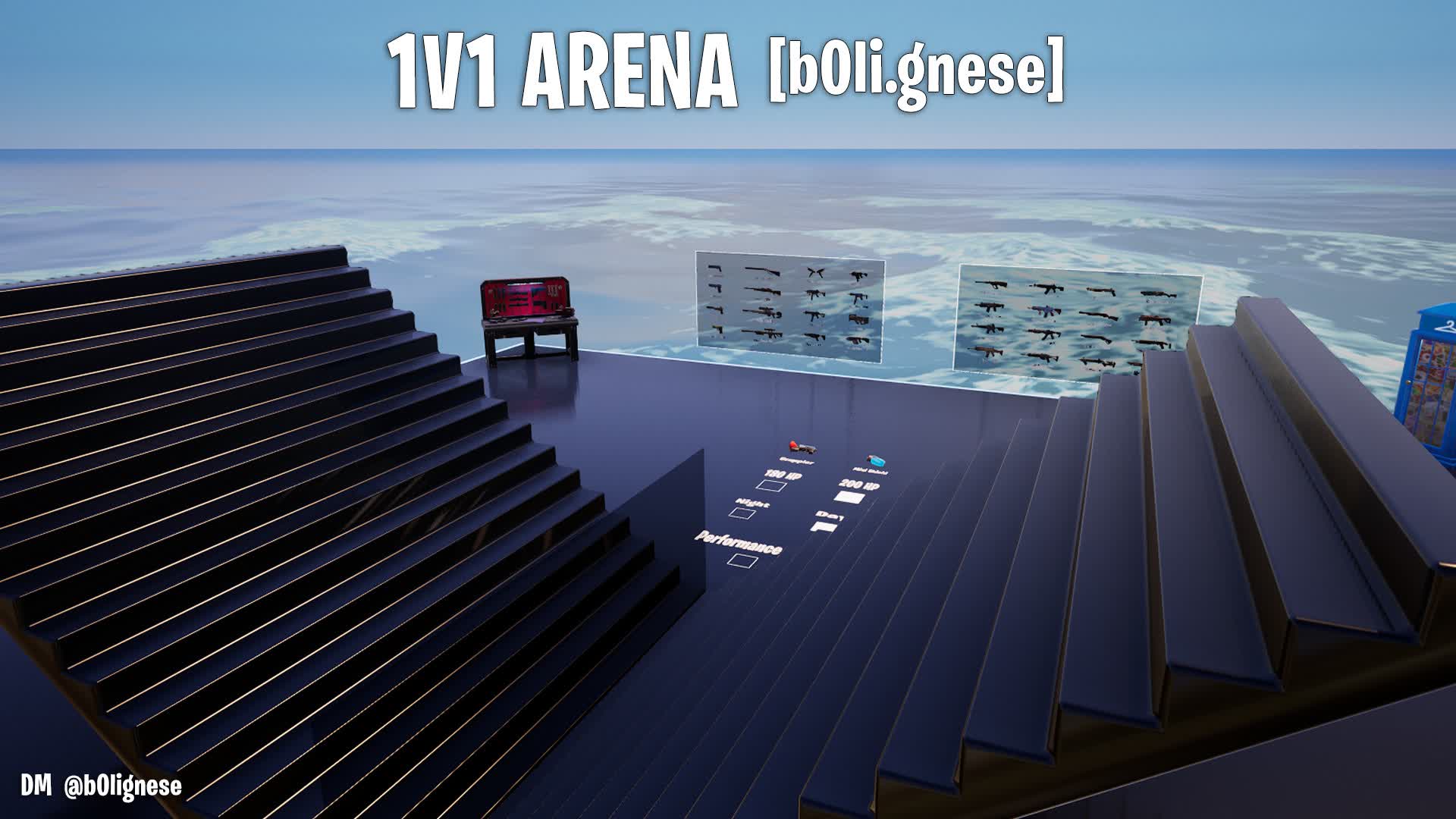 1v1 Arena [b0li.gnese] 1024-2609-2560 by b0lignese - Fortnite Creative Map Code - Fortnite.GG
