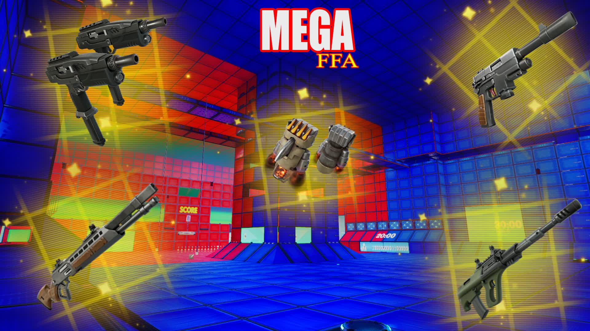 MEGA FFA - RED VS BLUE 🔴🔵 3415-4762-3332 by allees - Fortnite Creative ...