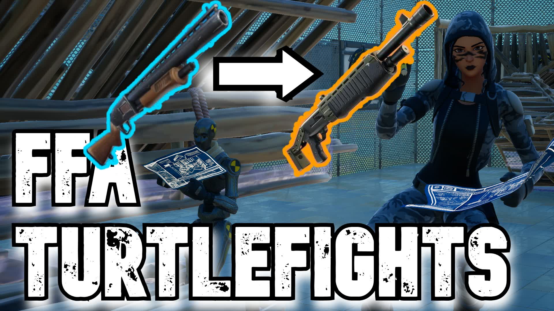 BG TURTLE FIGHTS FFA GUN GAME 📦 6346-9825-5092 by deni - Fortnite ...