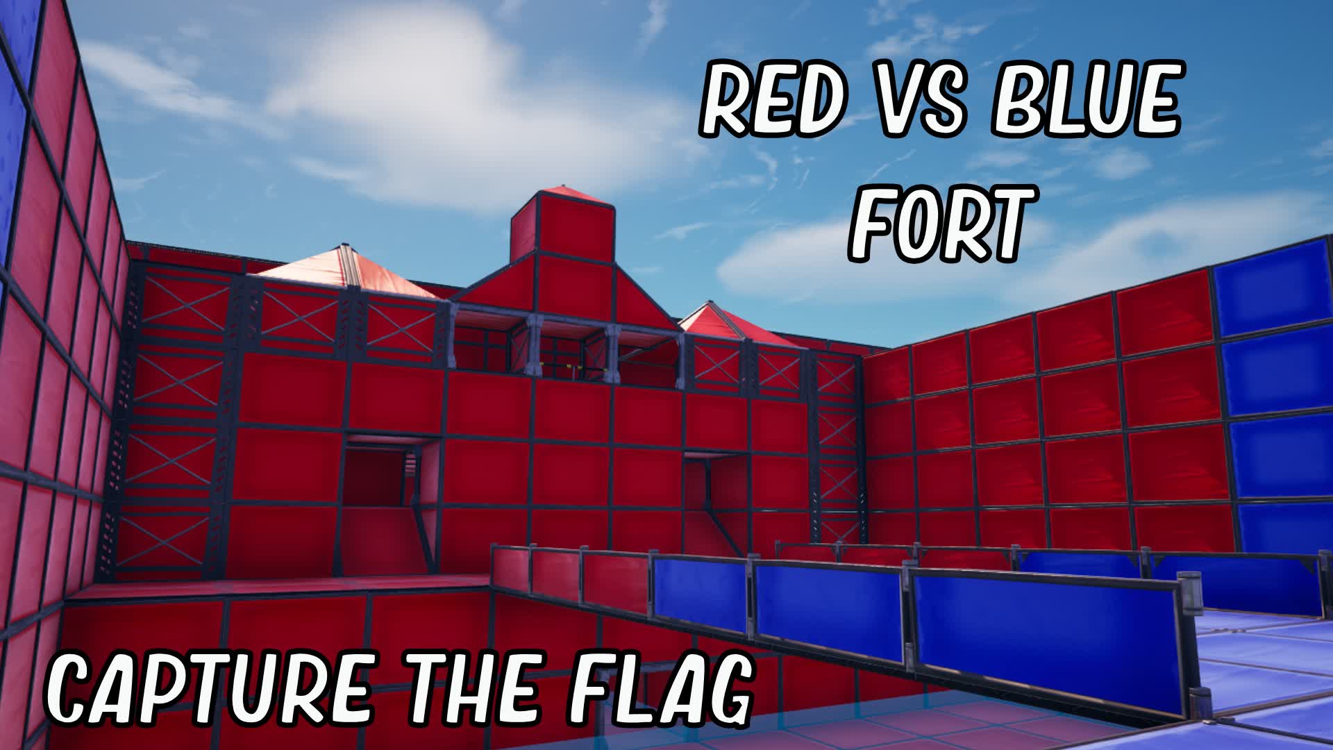 RED VS BLUE FORT 3225-0834-5381 by everyfanatic - Fortnite Creative Map ...