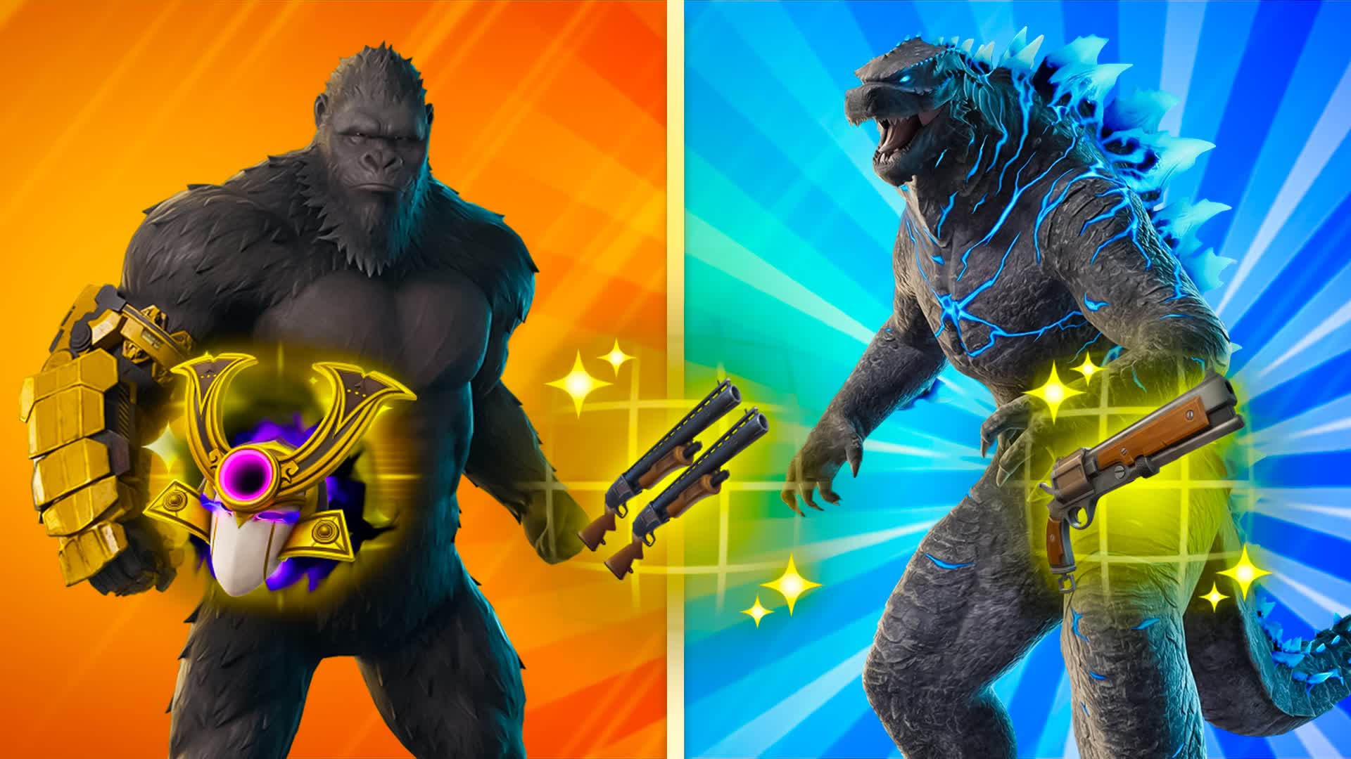 CRAZY GODZILLA VS KONG🏆 RED VS BLUE🔴🔵 0524-3092-3998 by goj0supremacy ...