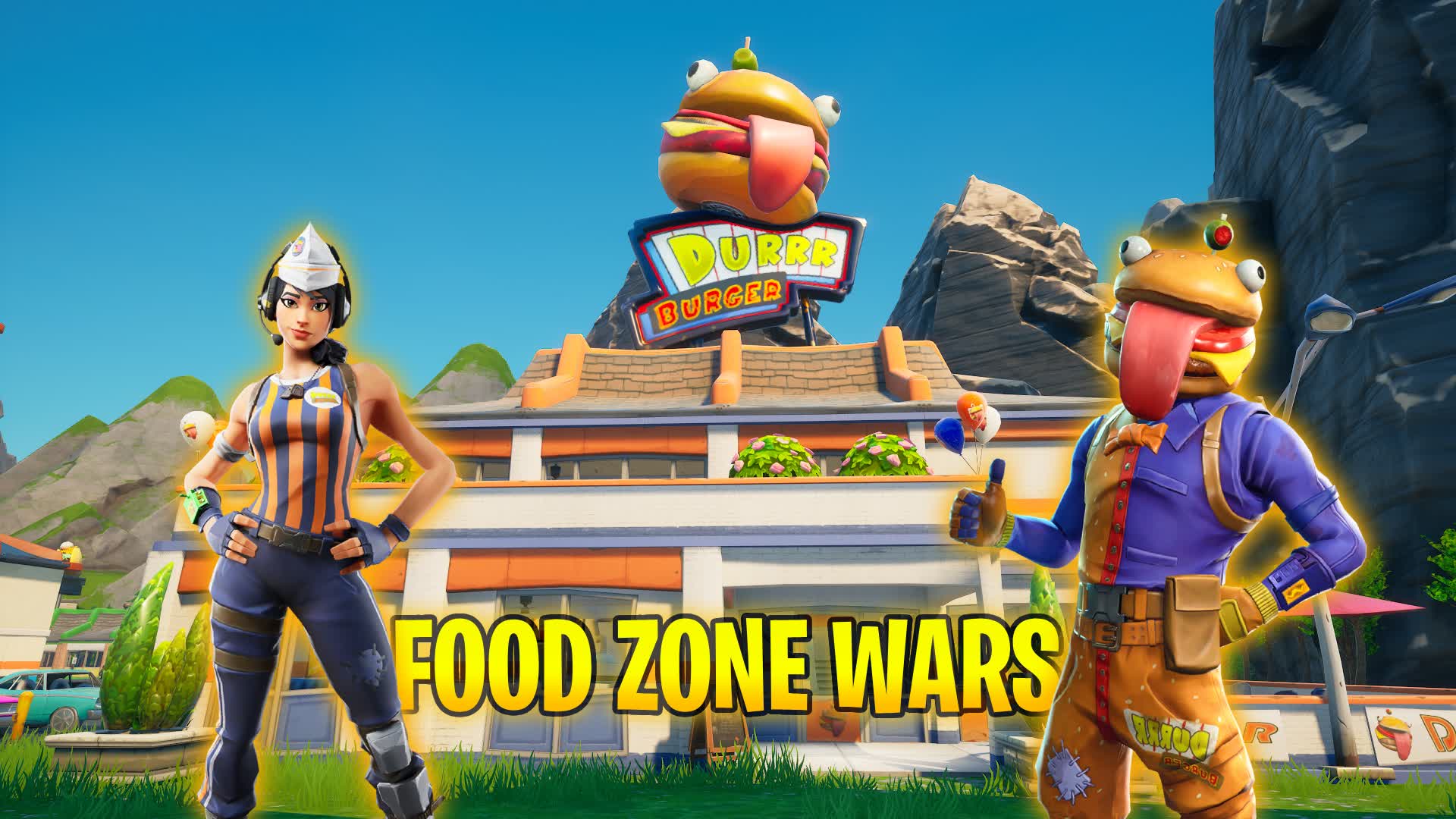 🍔 FOOD ZONE WARS 🍔 9432-1721-0305 by reddoor - Fortnite Creative Map ...