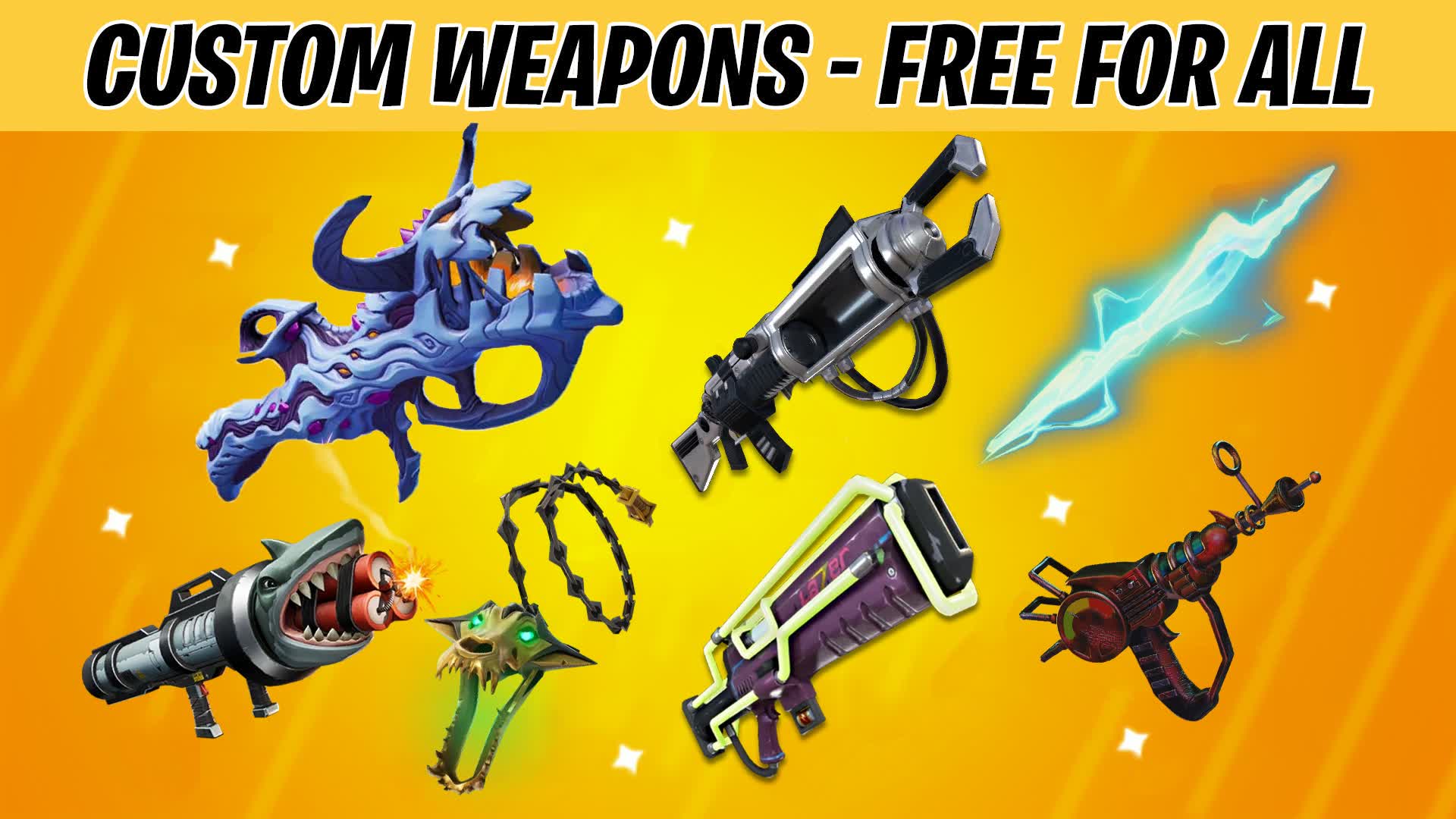 ALL CUSTOM WEAPONS - FREE FOR ALL 9851-9820-2100 من ابتكار deathy ...