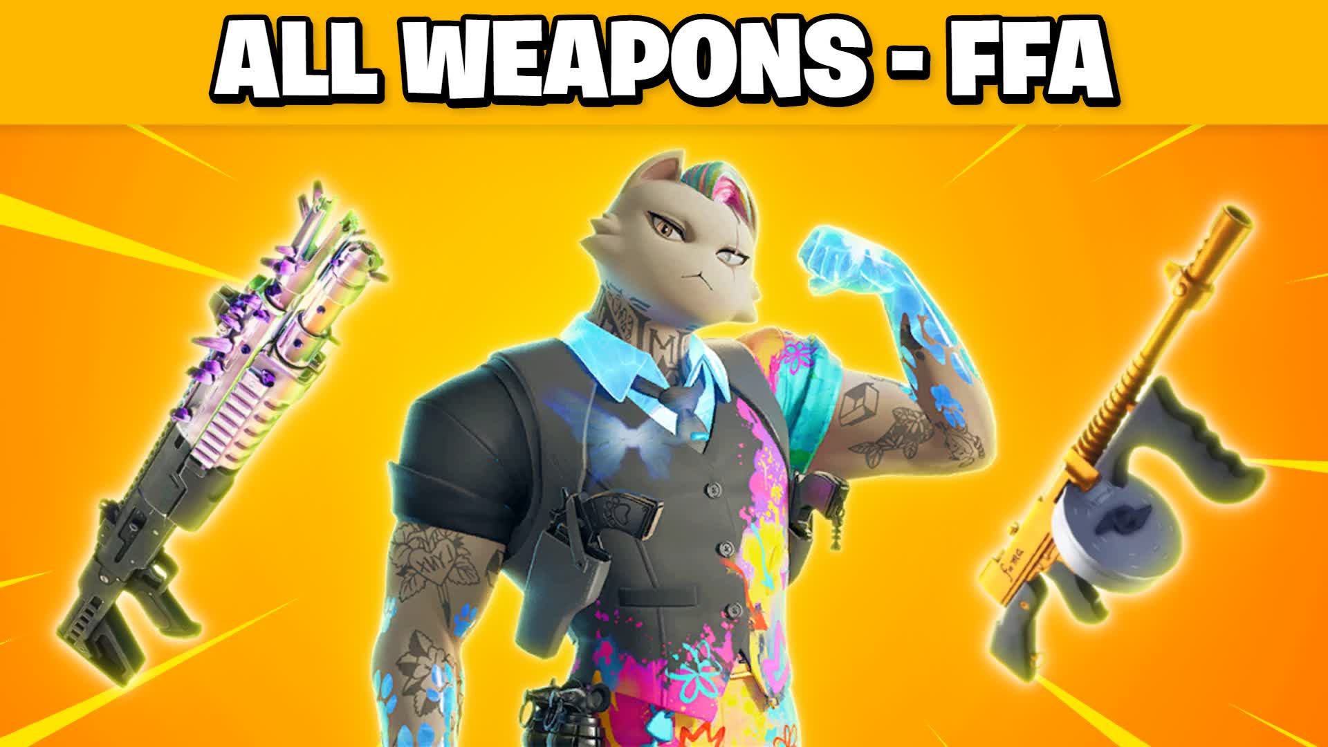 FREE FOR ALL - BACKBLING 3121-6921-7409 by roadto100k - Fortnite ...