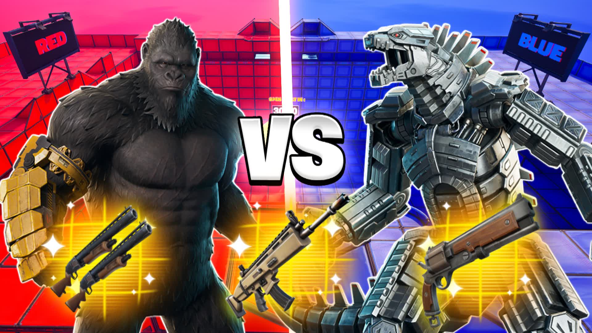 MONSTER RED VS BLUE 🔴🔵 2091-2613-2104 by mlzzzz - Fortnite Creative Map ...