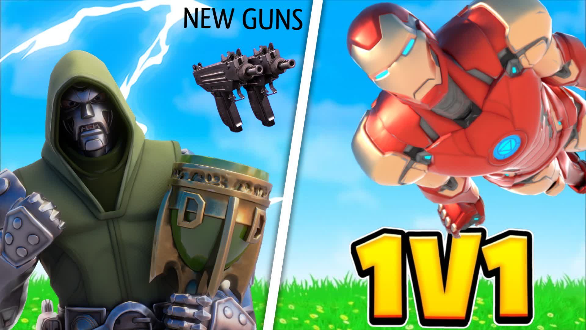 NEW GUNS!! Marvel 1v1 BUILD FIGHTS 5694-4211-5767 by samage - Fortnite Creative Map Code ...