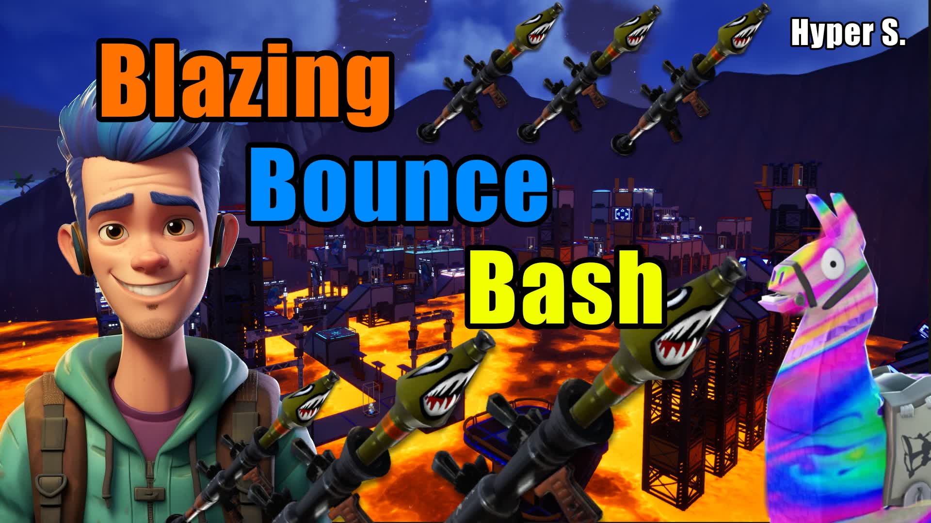 Blazing Bounce Bash 0642-6143-1475 by tuckymitm - Fortnite.GG