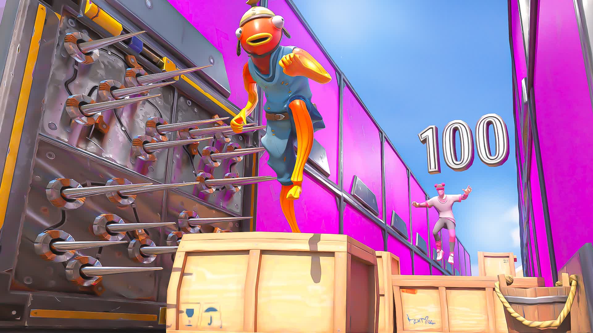 +100 LEVELS DEATHRUN - PINK 7643-5270-3590 by shadow-tdf - Fortnite.GG