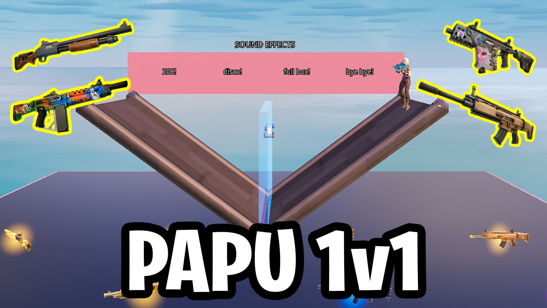 PAPU 1V1 BUILD FIGHT 📝 2327-0511-0072 by papiblast - Fortnite Creative Map Code - Fortnite.GG