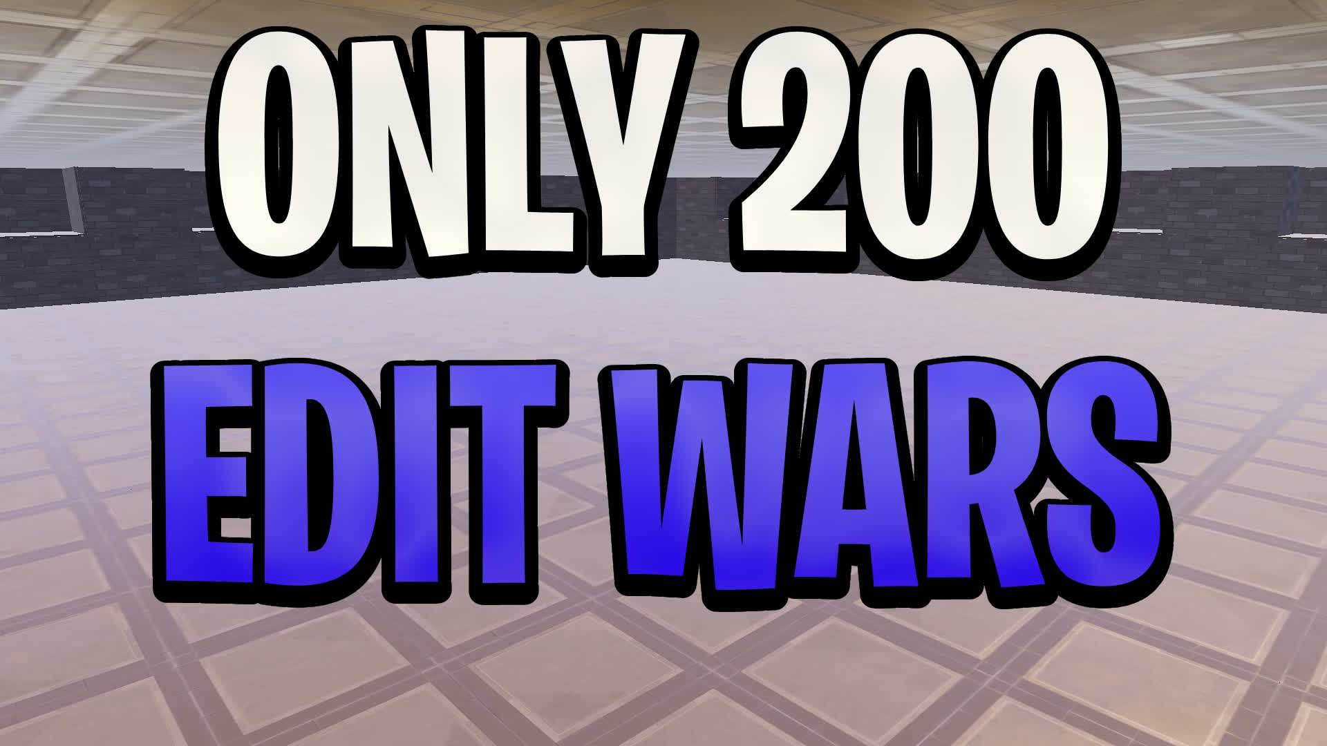 EDIT WARS 🎯 ONLY 200 8574-4287-9637 by qobzy - Fortnite Creative Map ...