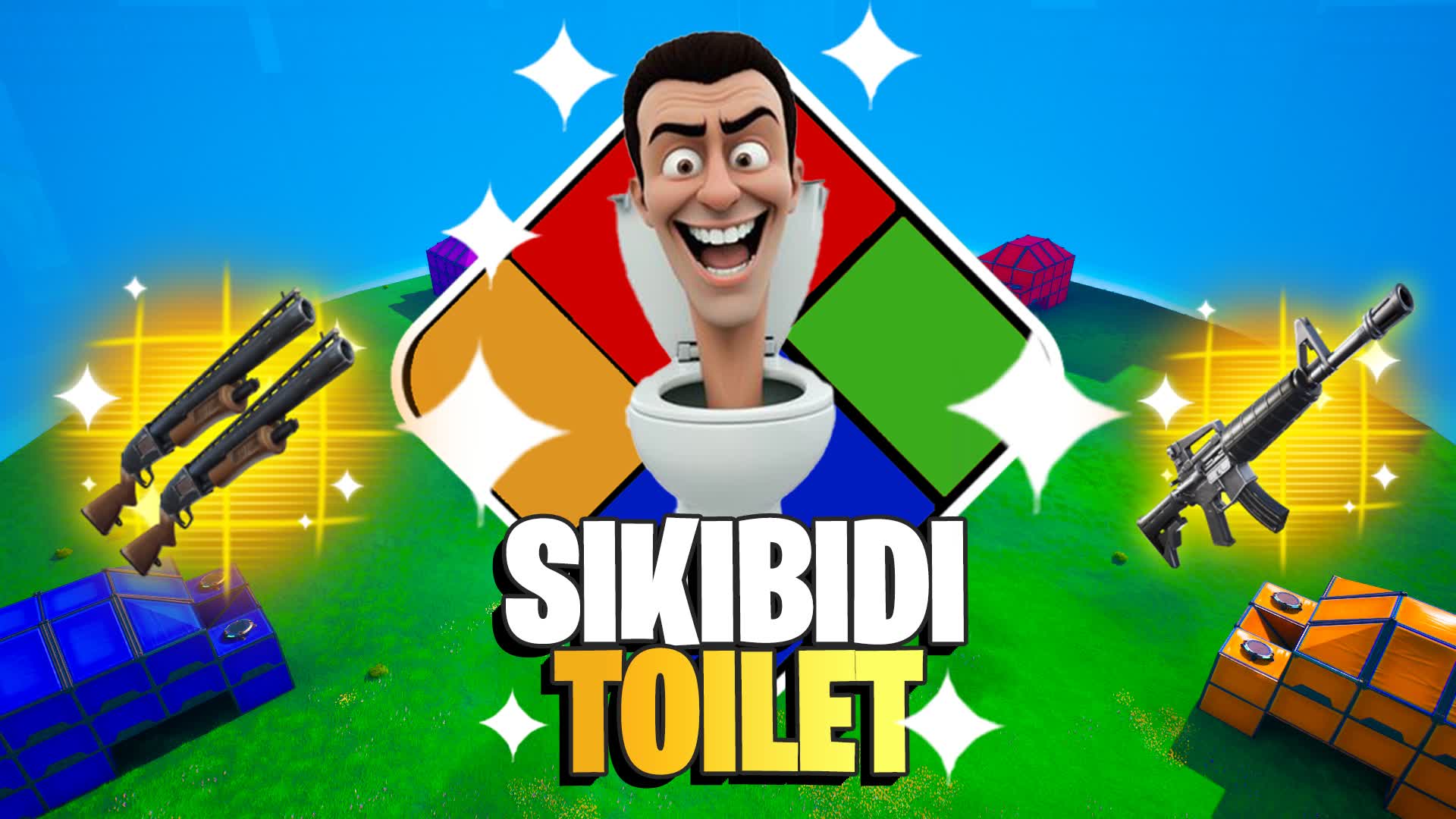 🚽SKIBIDI TOILET WARS🚽 1215-2193-8030 by kdrmap - Fortnite Creative Map ...